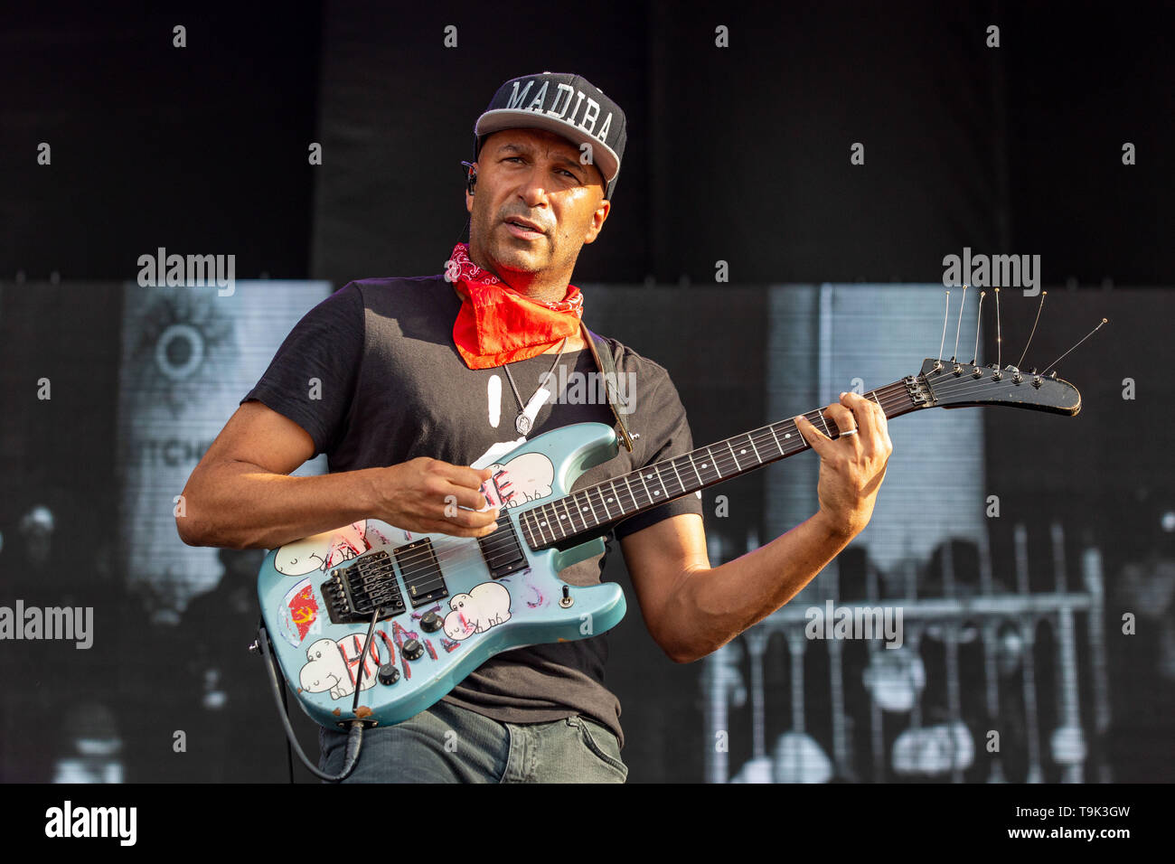May 17, 2019 - Columbus, Ohio, U.S - TOM MORELLO during the Sonic ...