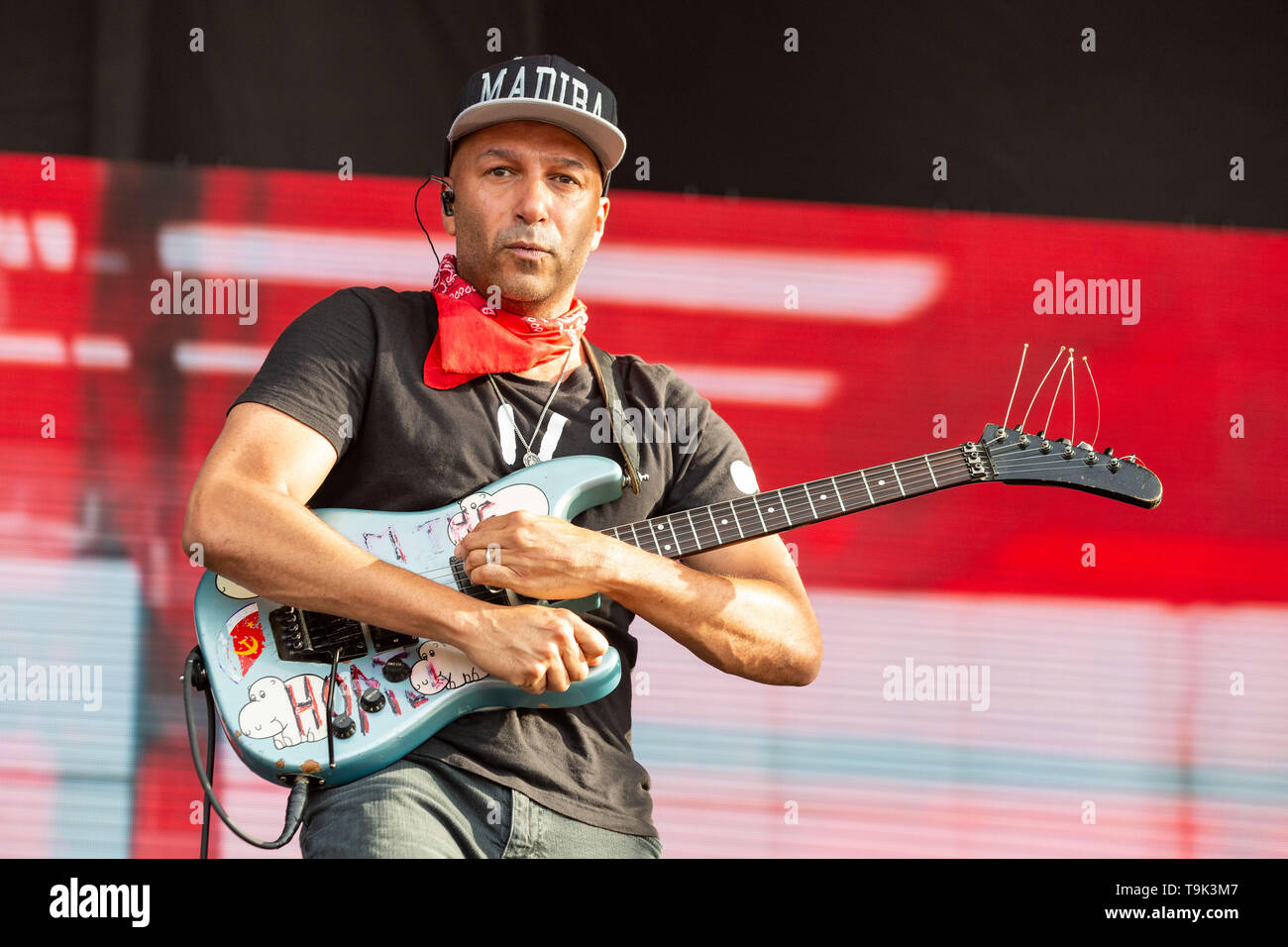 May 17, 2019 - Columbus, Ohio, U.S - TOM MORELLO during the Sonic ...