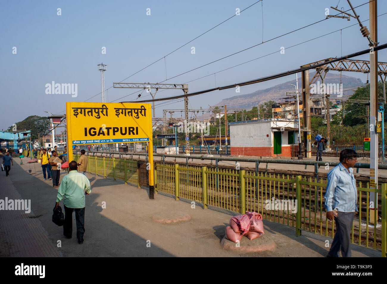 09 jan 2018 igatpuri railway station, nashik, maharashtra, India, Asia ...