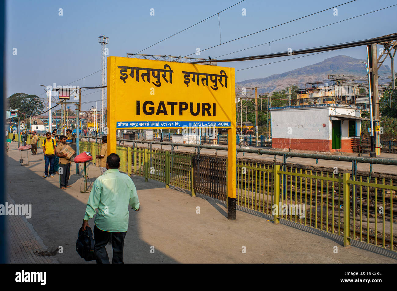09 jan 2018 igatpuri railway station, nashik, maharashtra, India, Asia ...
