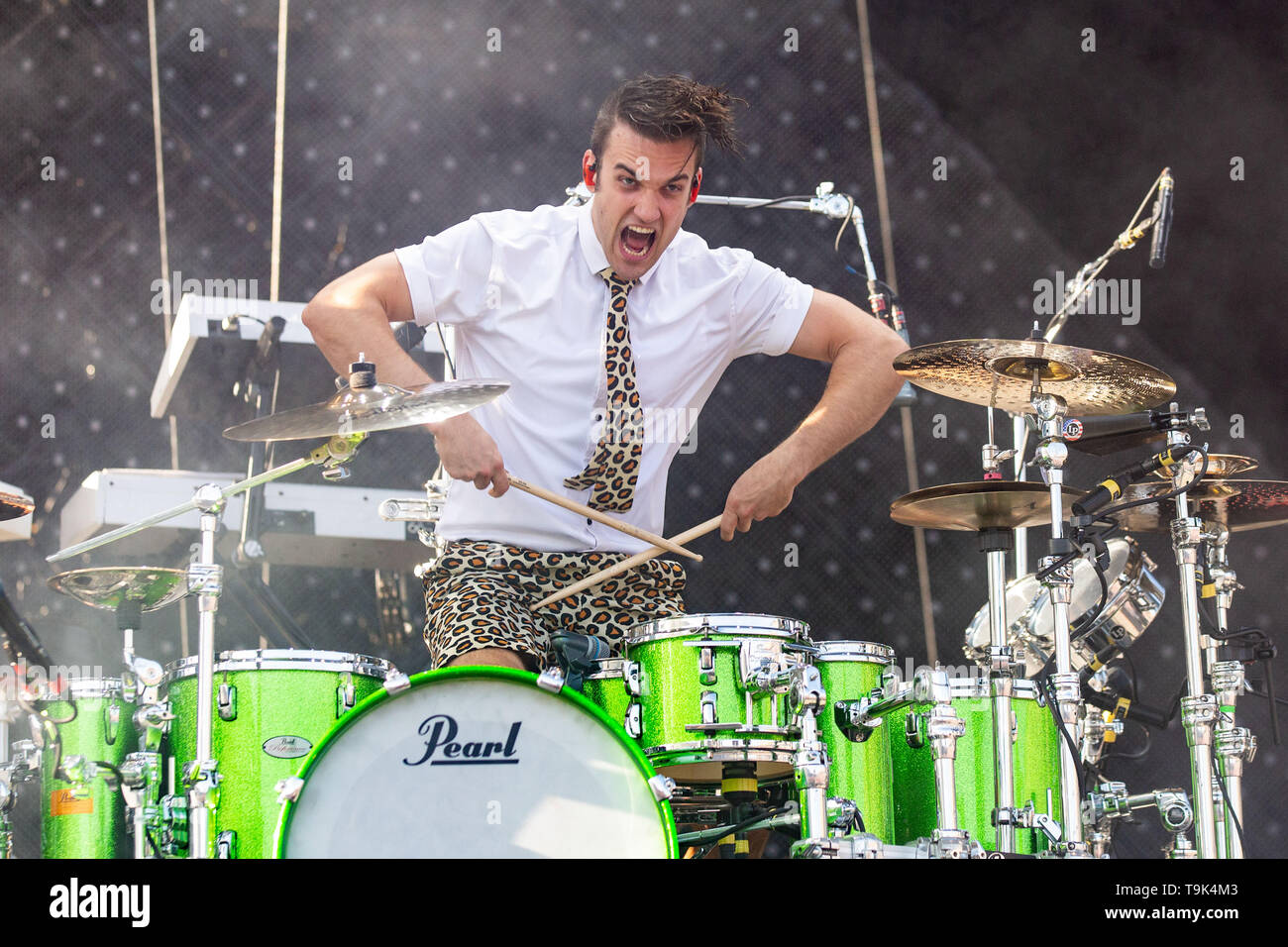 May 17, 2019 - Columbus, Ohio, U.S - AREJAY HALE of Halestorm during ...