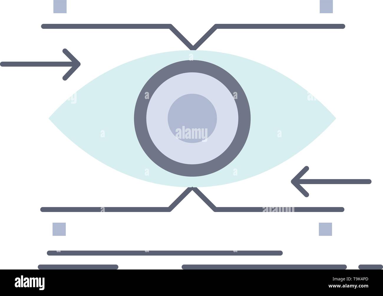 Concentrated gaze Stock Vector Images - Alamy