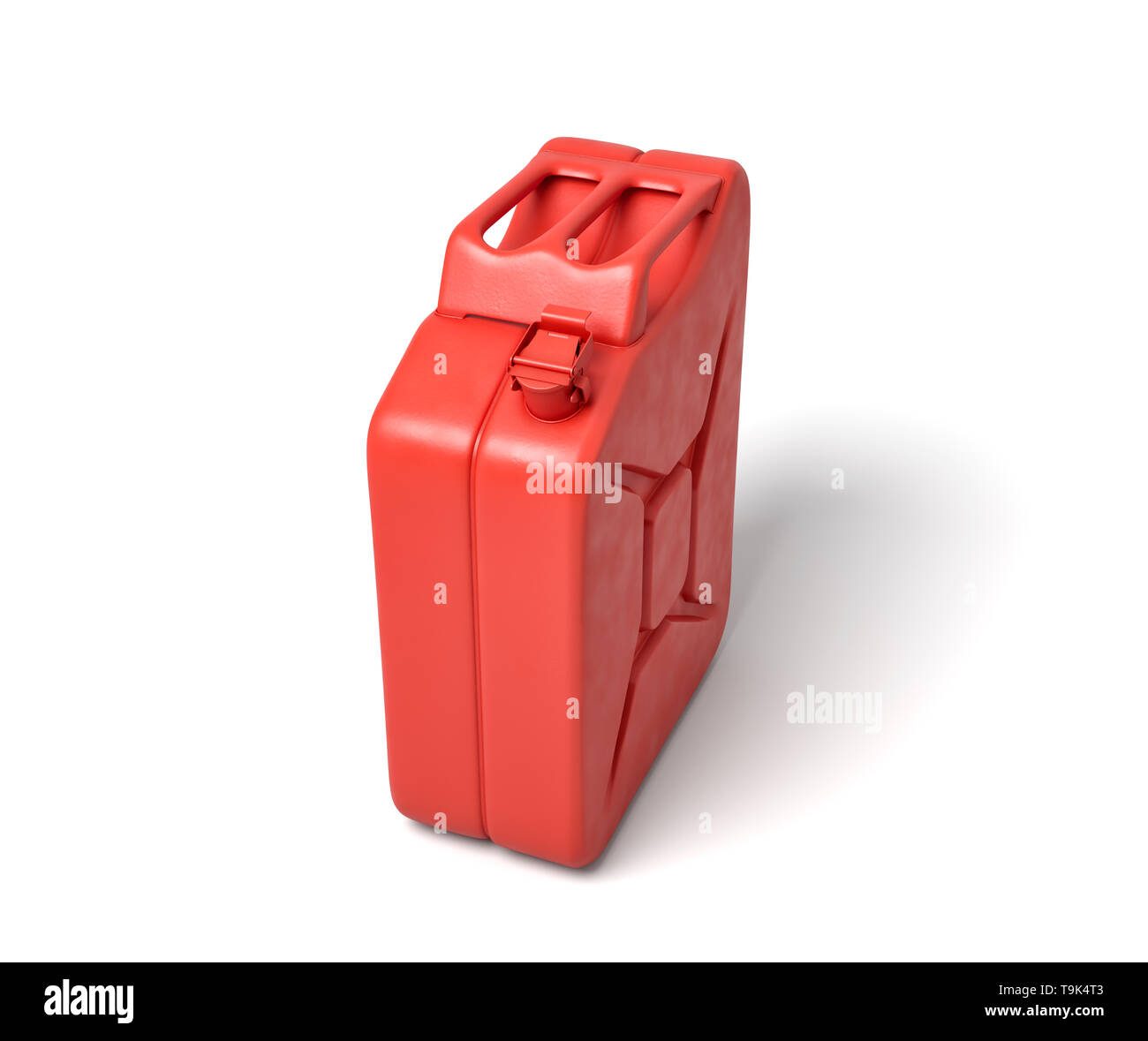 3d rendering of red gas can isolated on white background Stock Photo ...