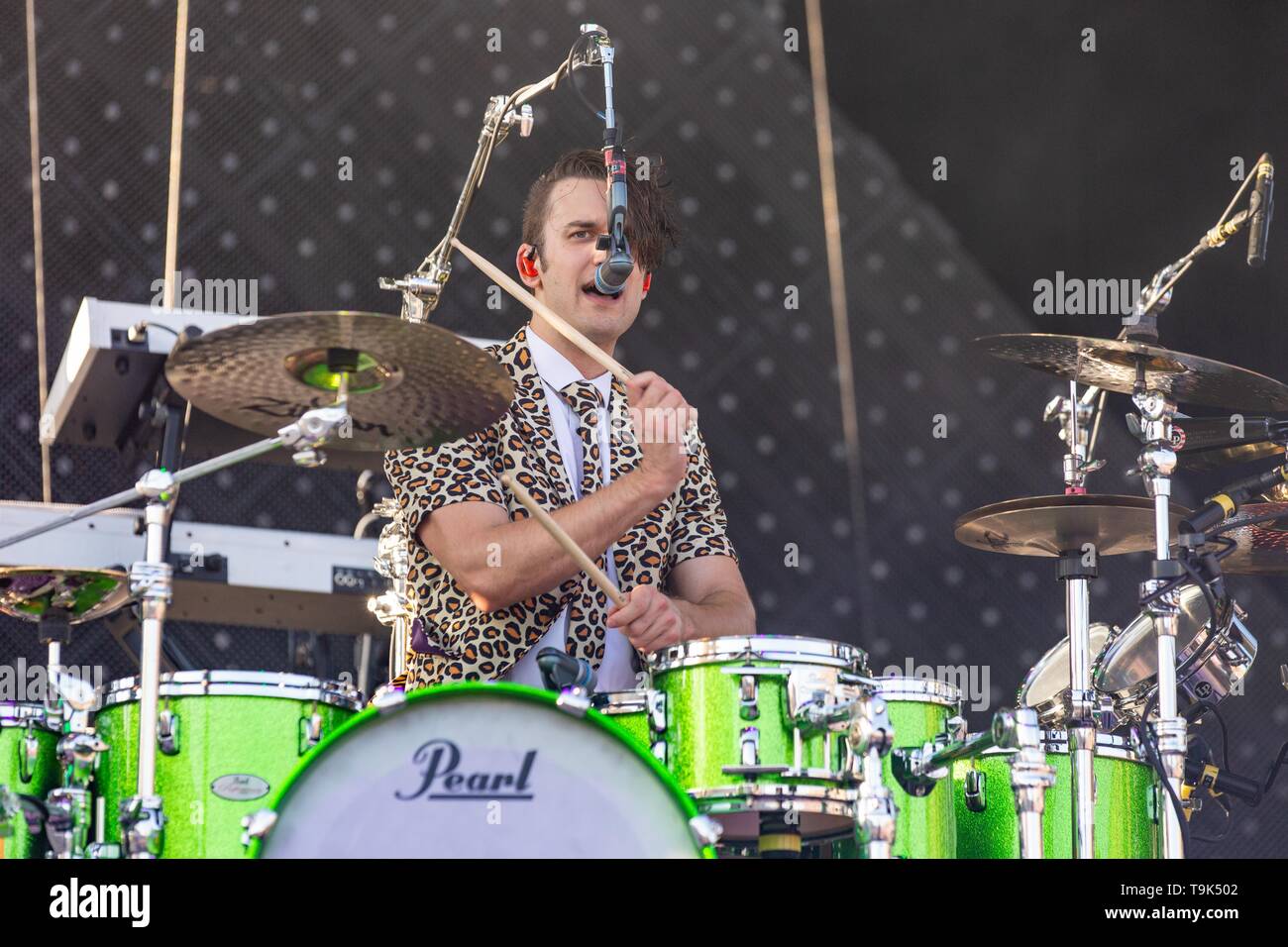 May 17, 2019 - Columbus, Ohio, U.S - AREJAY HALE of Halestorm during ...