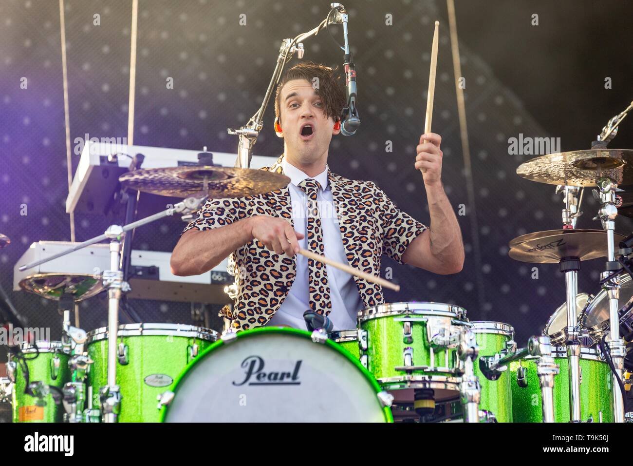 May 17, 2019 - Columbus, Ohio, U.S - AREJAY HALE of Halestorm during ...