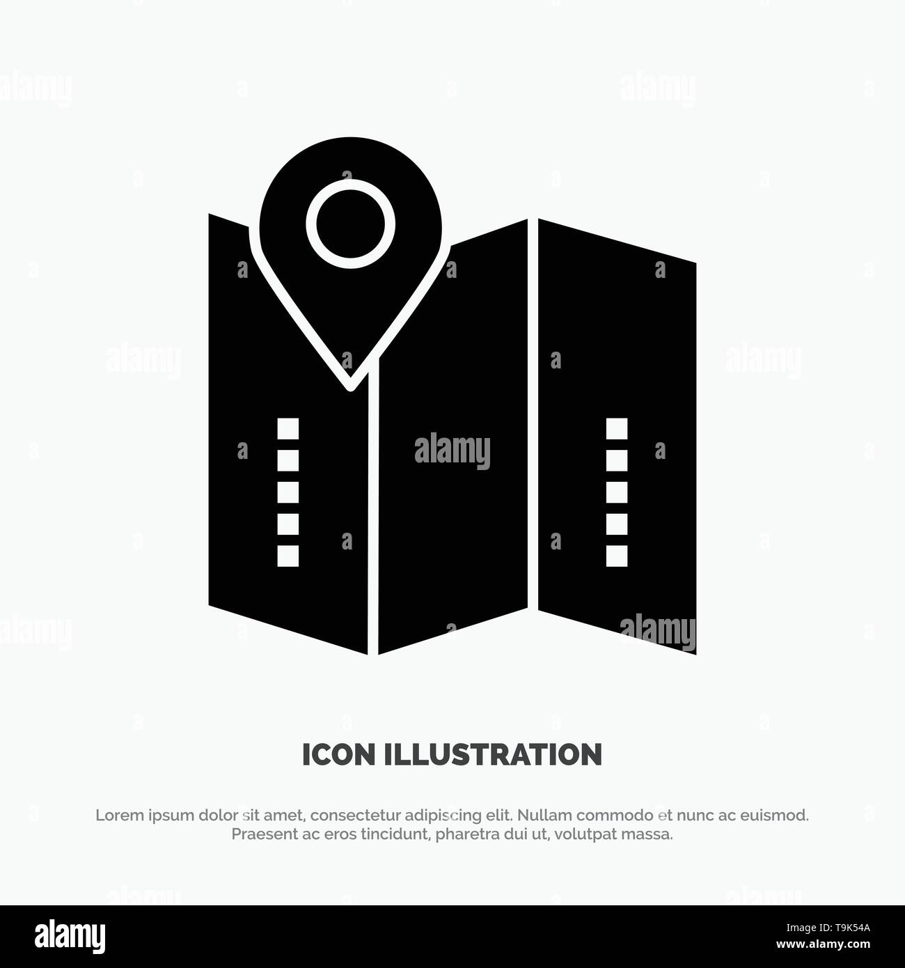 Sign information direction directions map Stock Vector Images - Alamy