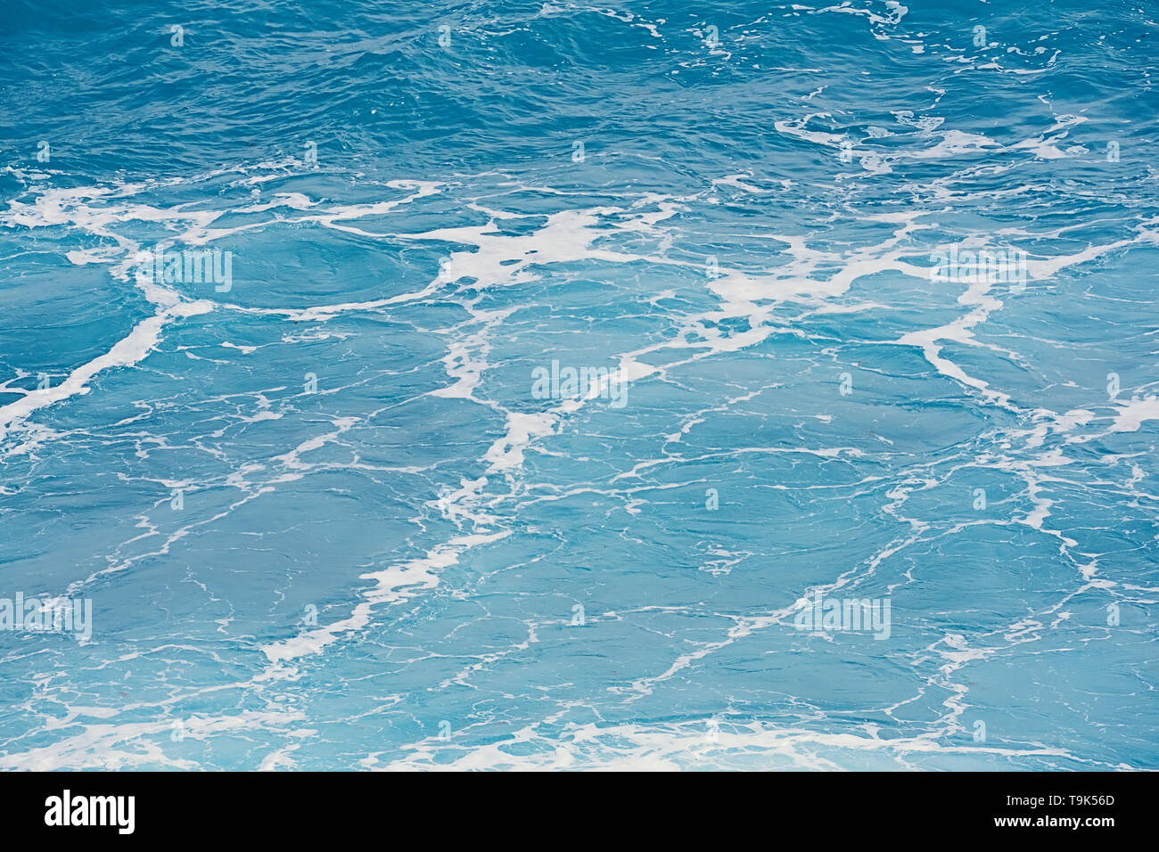 Natural pattern of blue sea surface water, texture natural light and ...