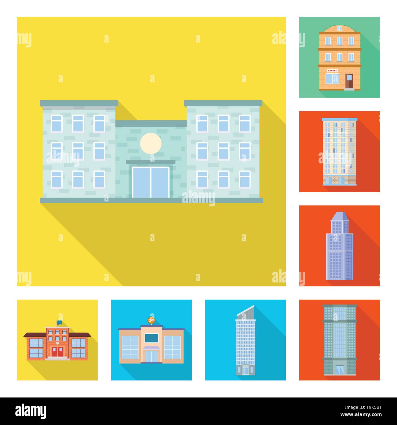 Storefront school Stock Vector Images - Alamy