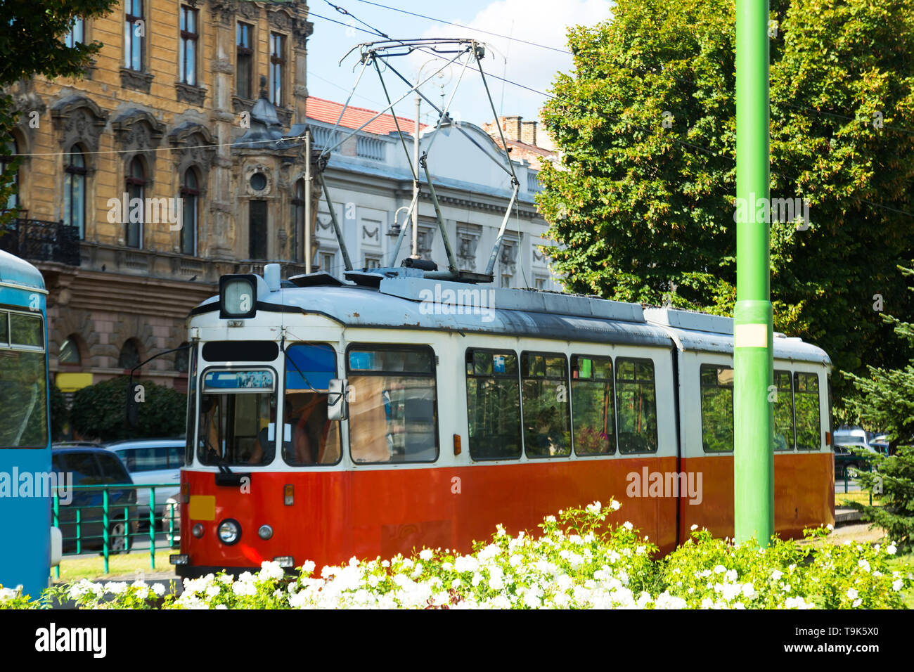 Electric trams on streets hi-res stock photography and images - Alamy