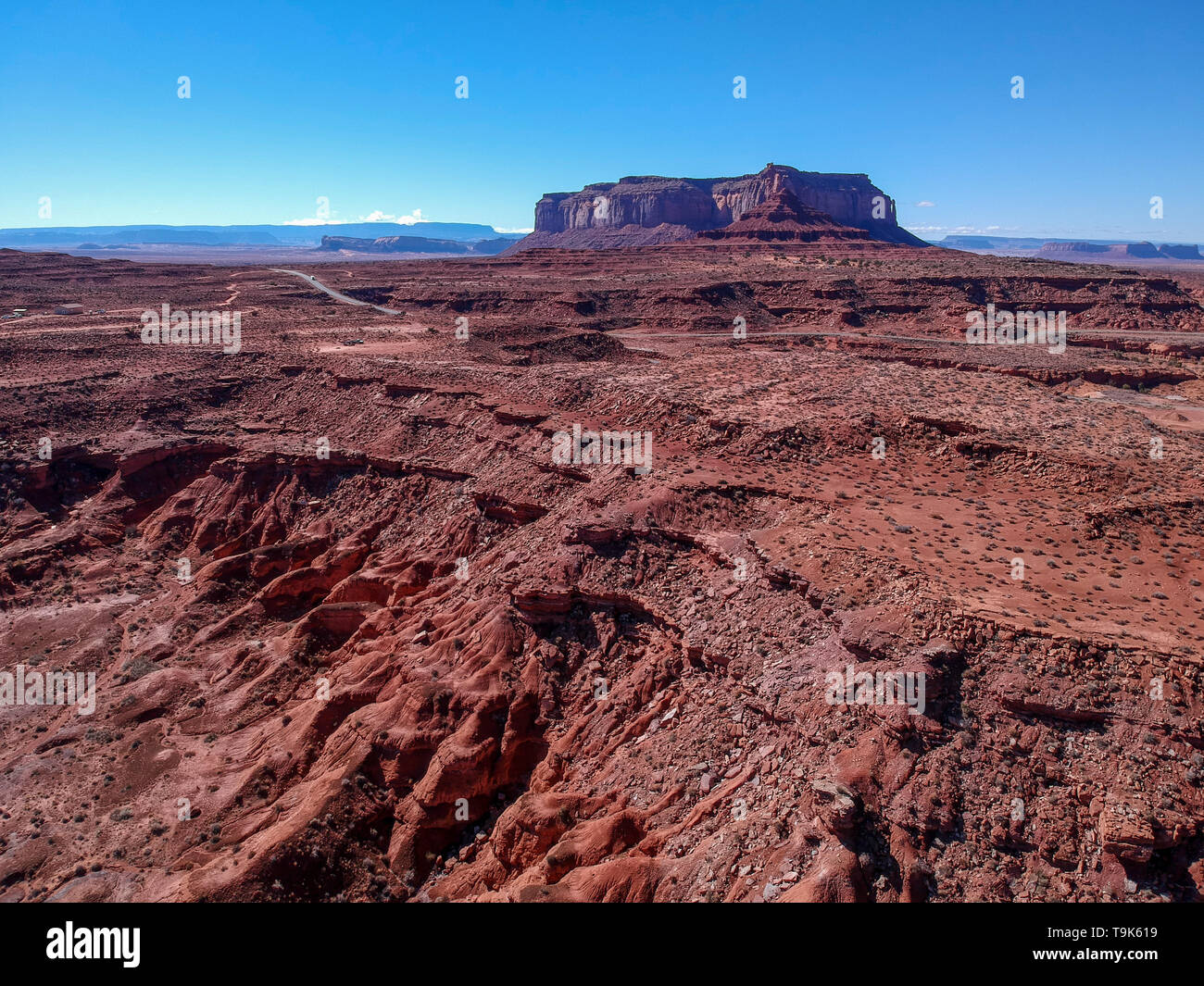 Aerial view of monument valley hi-res stock photography and images - Alamy