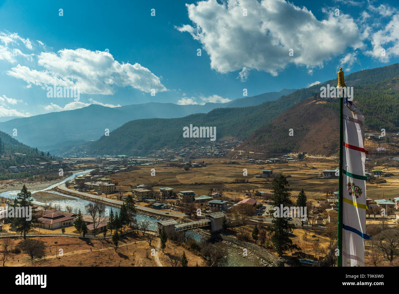 Paro chhu river valley hi-res stock photography and images - Alamy