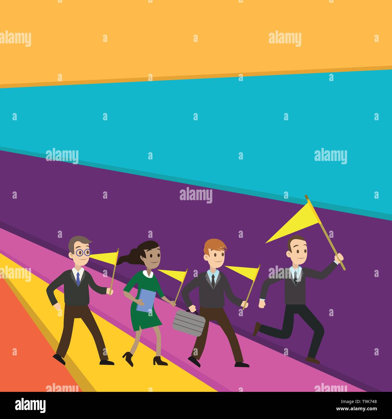 State employee protest Stock Vector Images - Alamy