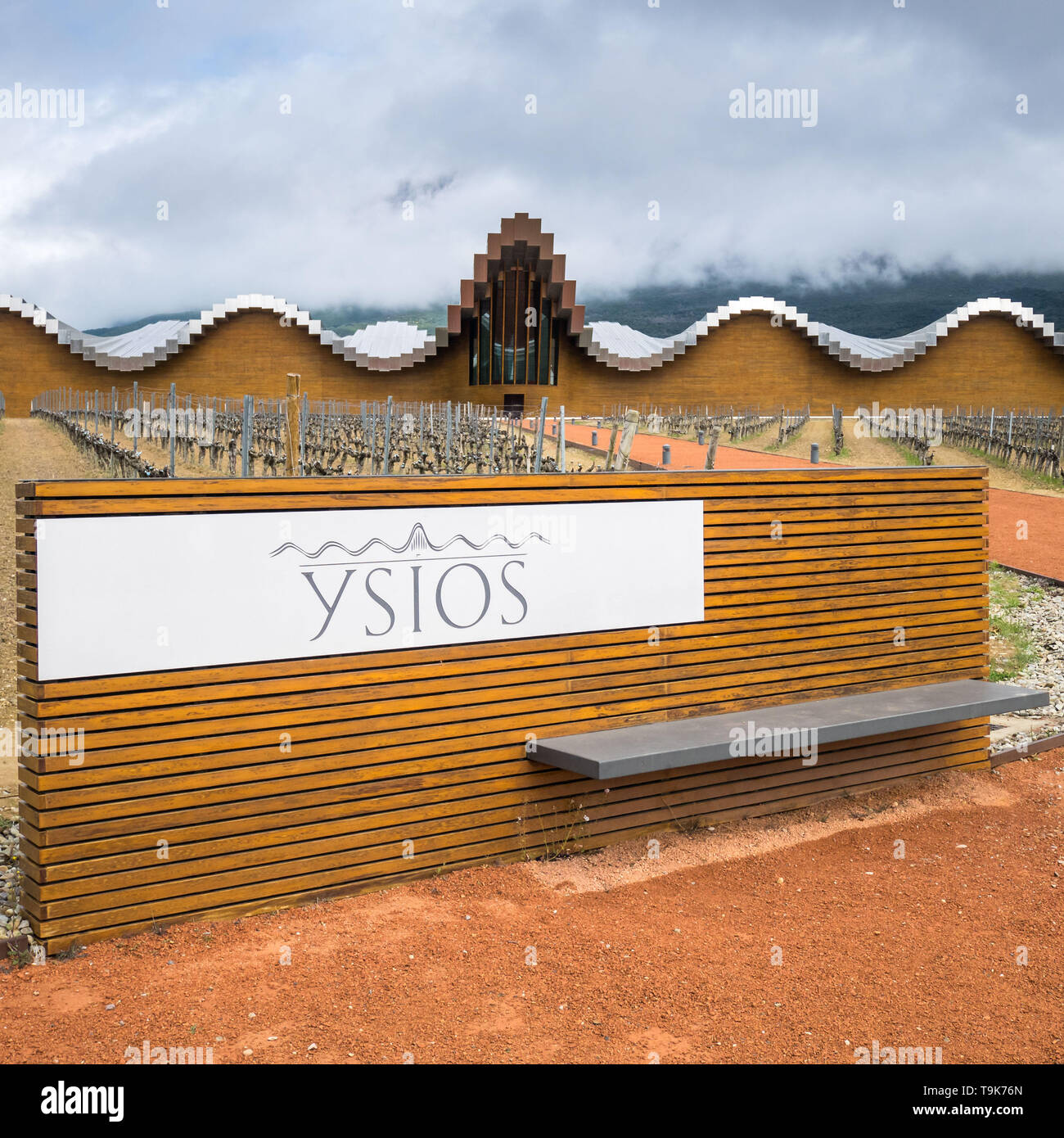 Detail of Ysios Winery in Laguardia, Basque Country, Spain Stock Photo ...