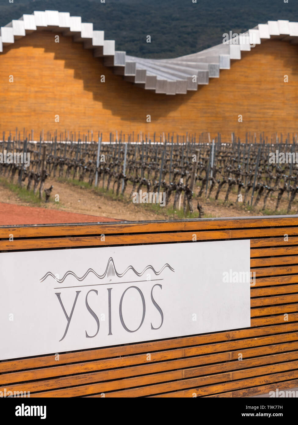 Detail of Ysios Winery in Laguardia, Rioja, Basque Country, Spain Stock ...