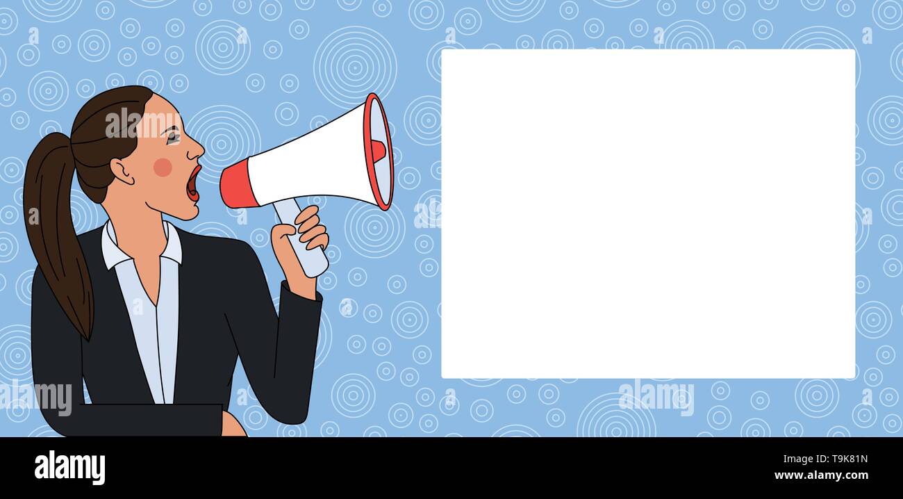 Shouting instructions Stock Vector Images - Alamy