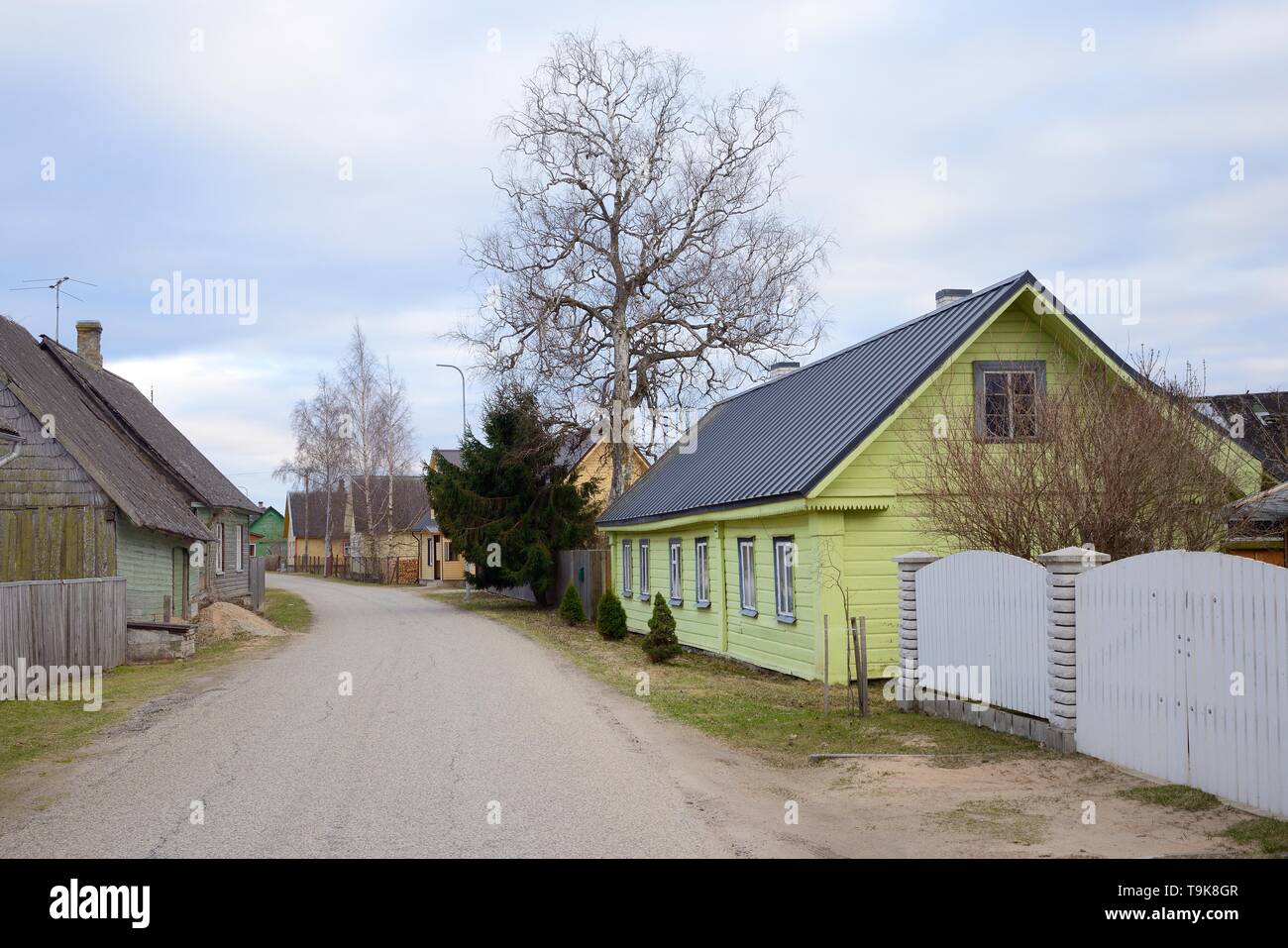 Russian Old Believers village of Varnja, Tartu County, Estonia, April ...