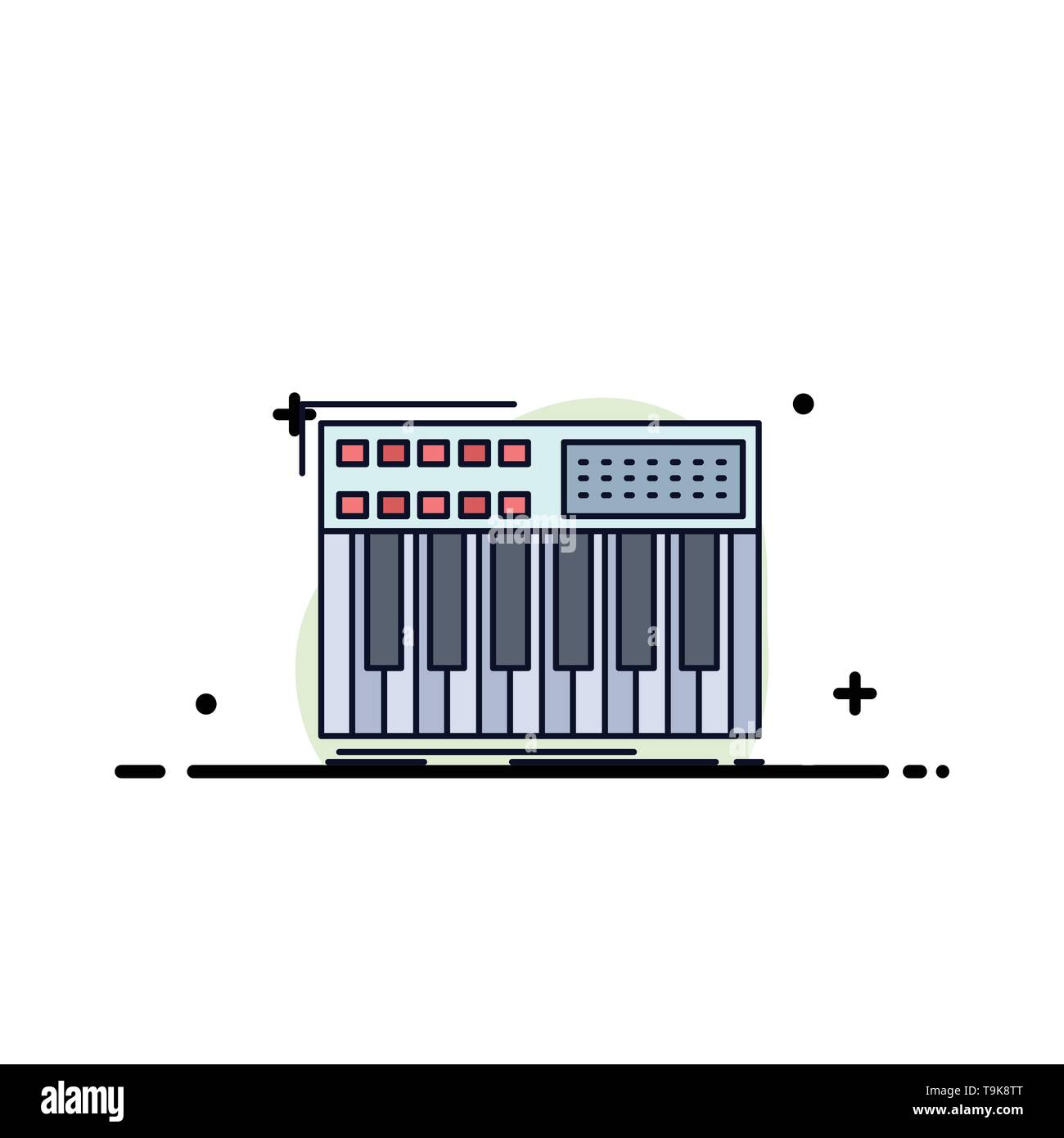 Synth keyboard Stock Vector Images - Alamy