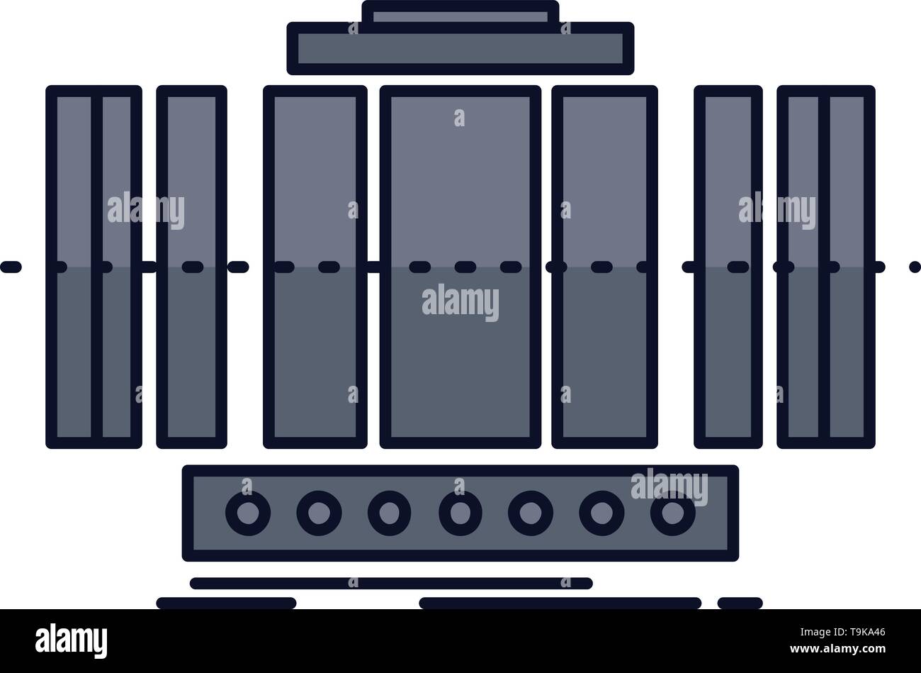 Vertical axis wind generator Stock Vector Images - Alamy