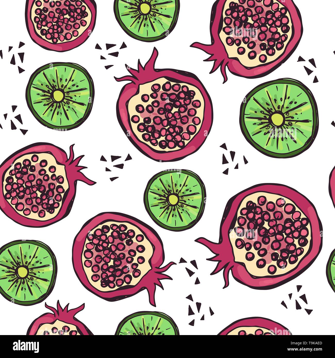 Summer fruit border hi-res stock photography and images - Alamy