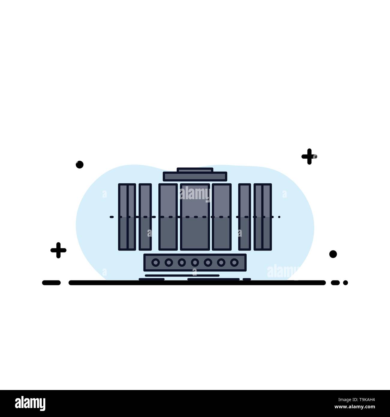 Vertical axis wind generator Stock Vector Images - Alamy