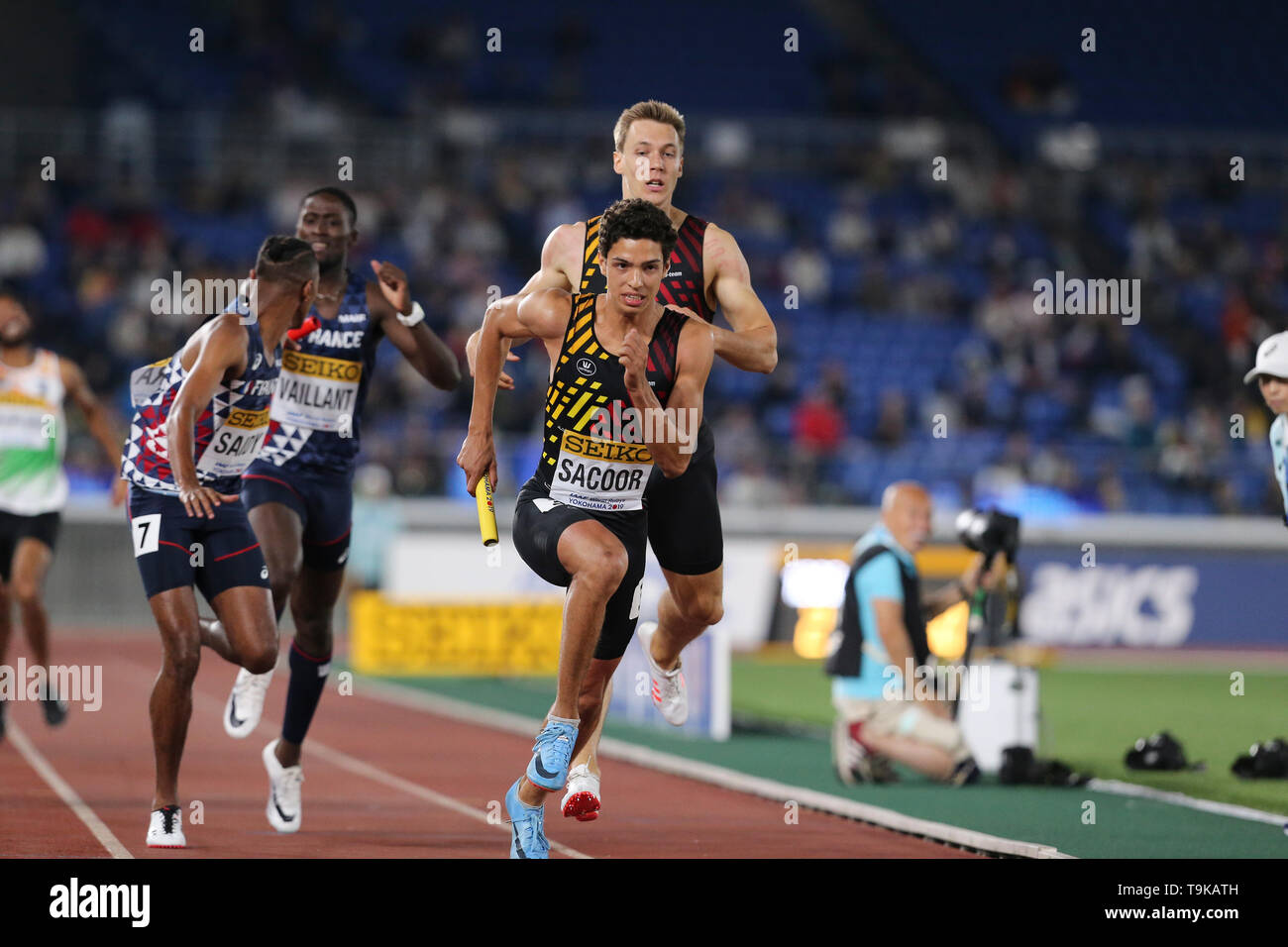 YOKOHAMA, JAPAN - MAY 10: Jonathan Sacoor of Belgium during Day 1 of ...