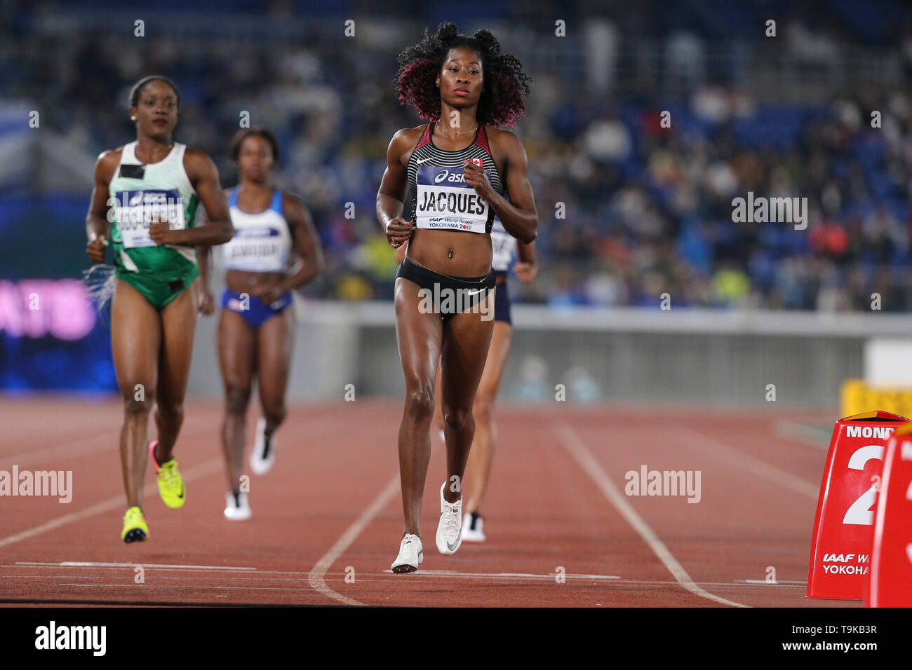 Female Sprinters In Starting Blocks High Resolution Stock Photography ...