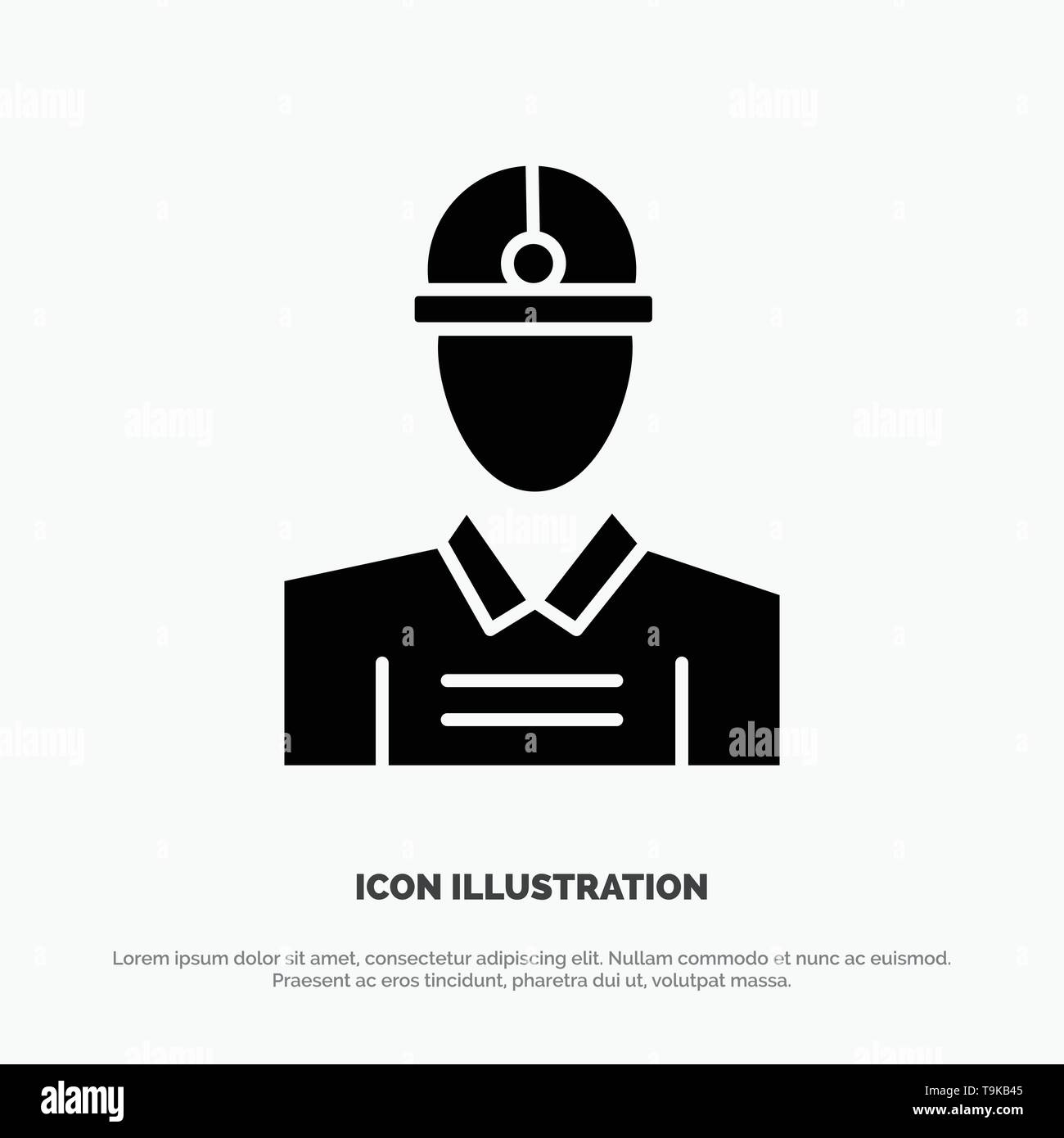 Engineer Pictogram Helmet Stock Photos & Engineer Pictogram Helmet ...