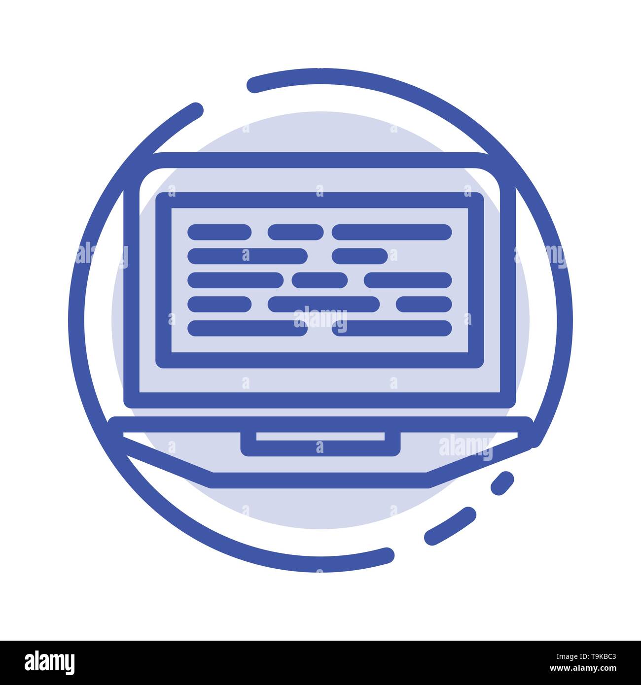 Laptop coding Stock Vector Images - Alamy