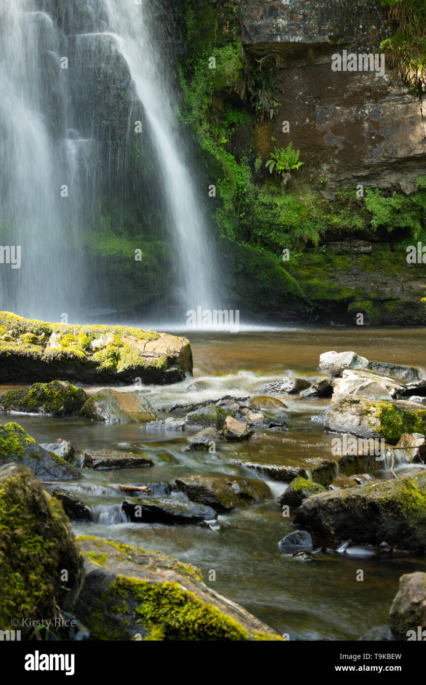 Lynn Falls Waterfall in Scotland Stock Photo - Alamy