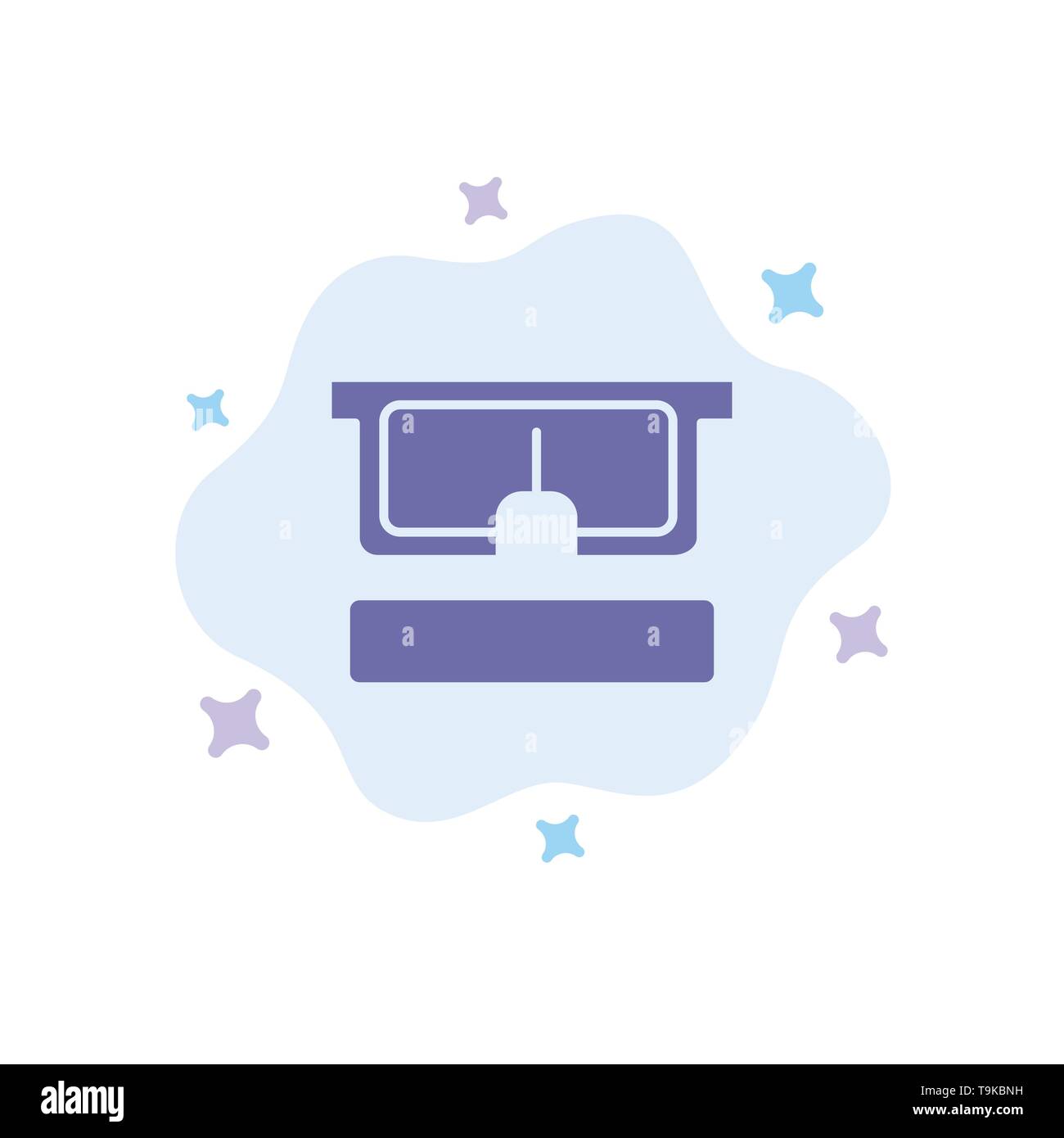 Virtual, Glasses, Medical, Eye Blue Icon on Abstract Cloud Background ... Virtual, Glasses, Medical, Eye Blue Icon on Abstract Cloud Background ...