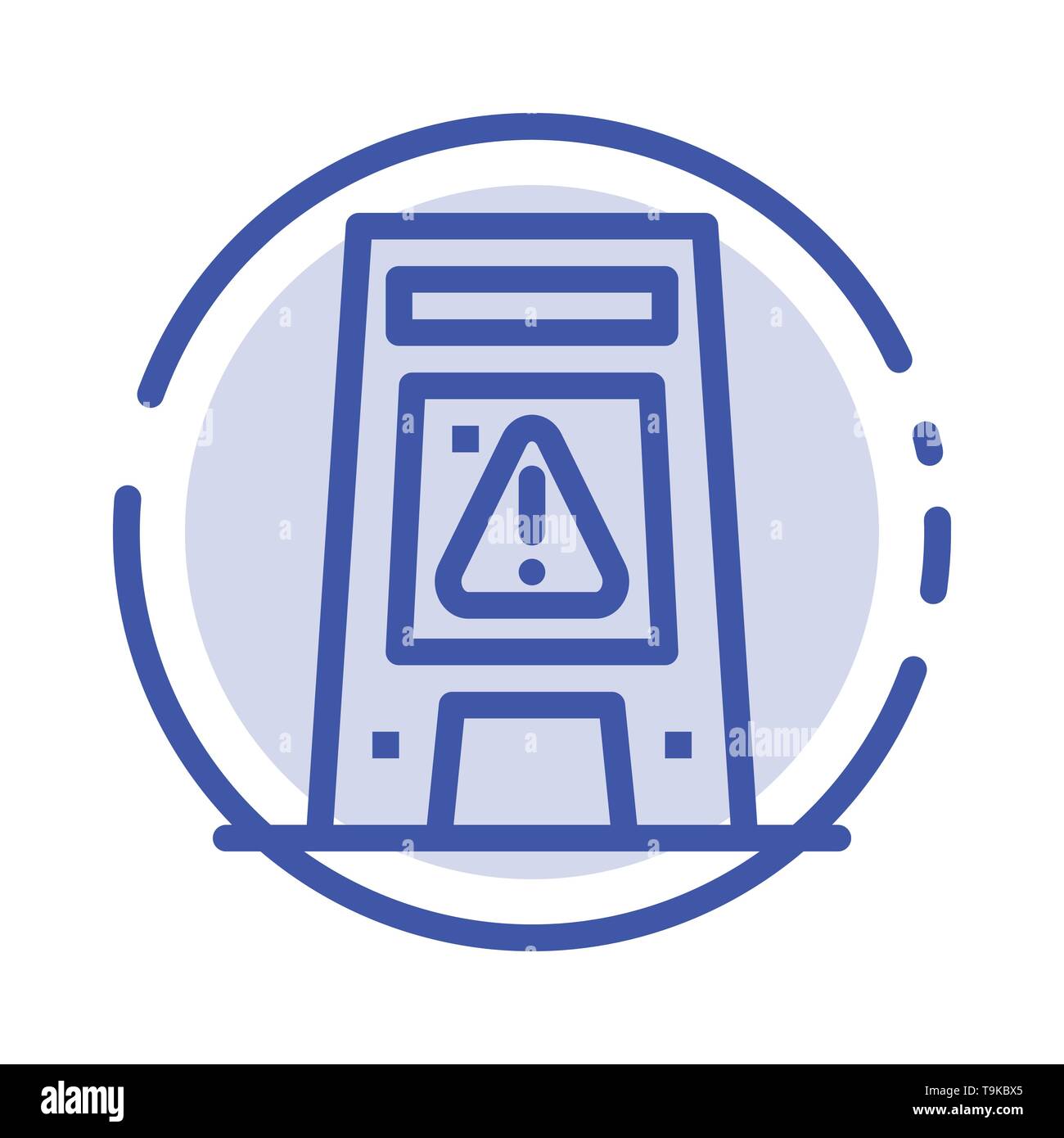 Caution floor slippery when wet Stock Vector Images - Alamy