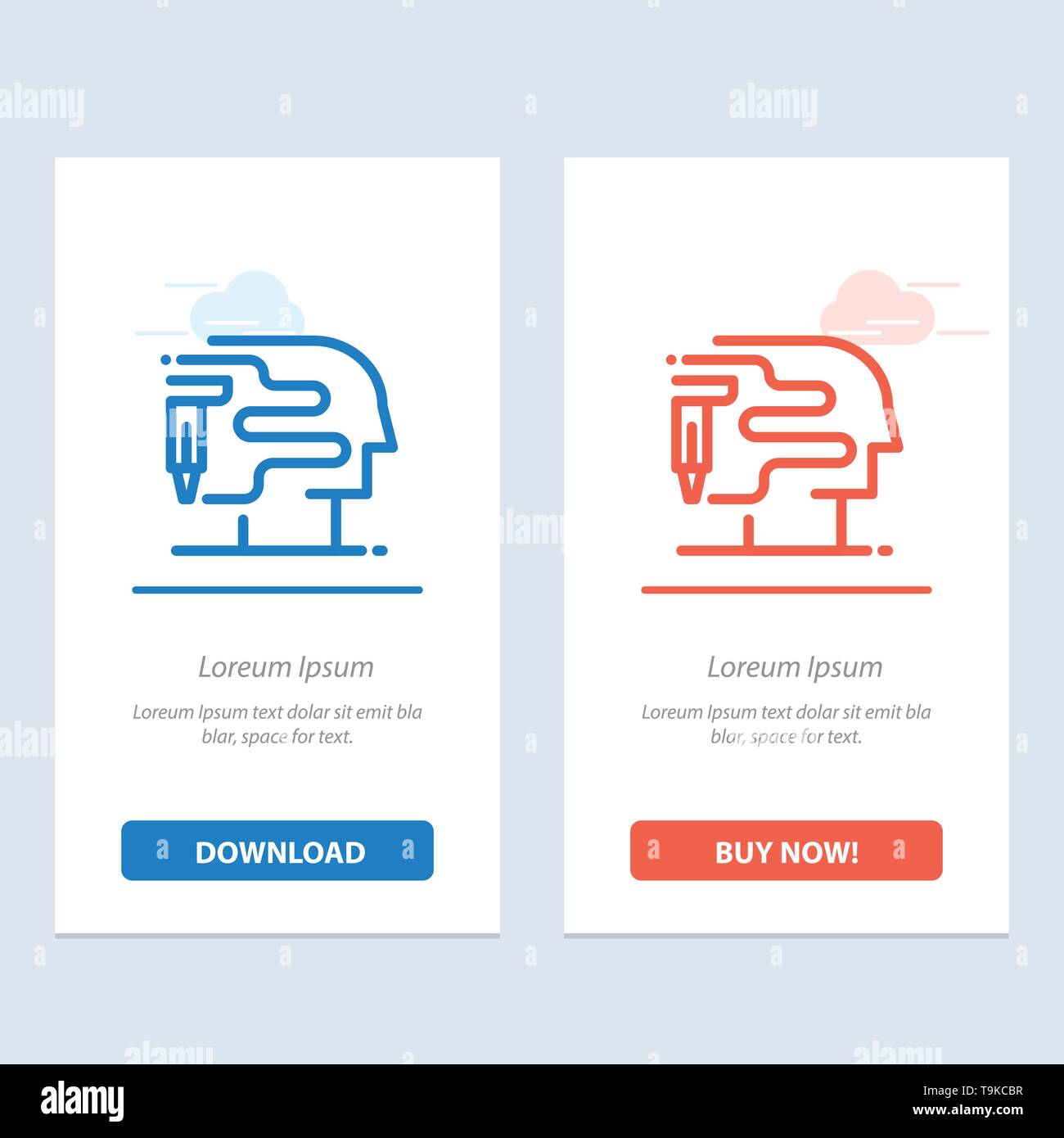 Human brain vector free download hi-res stock photography and images ...