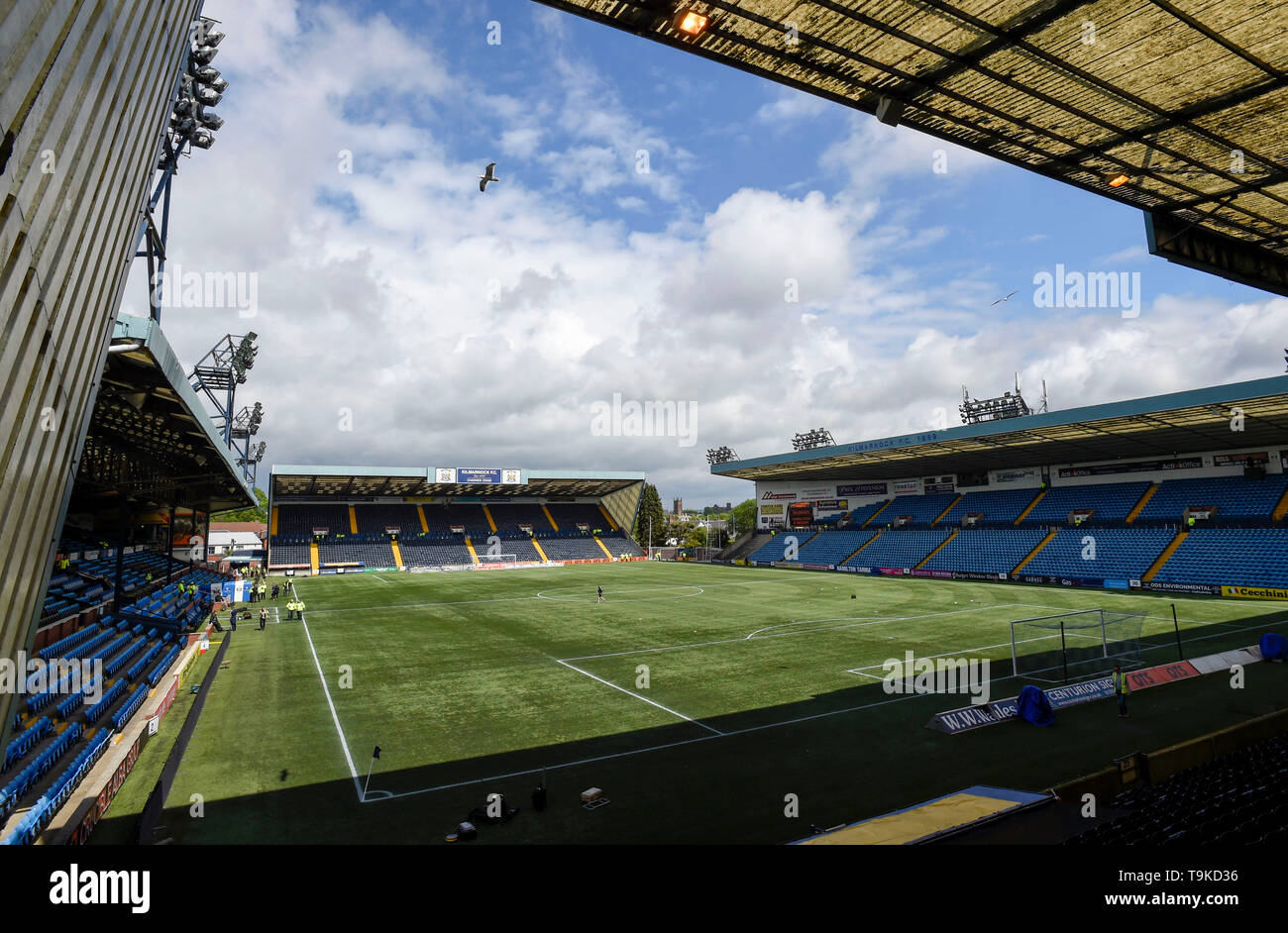 General view of Rugby Park before the Ladbrokes Scottish Premiership ...