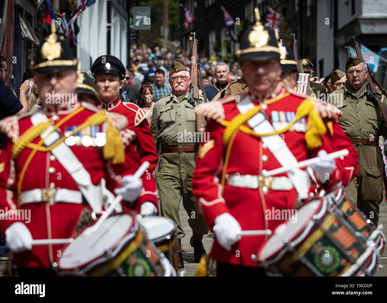 People enjoy the Haworth 40s weekend Stock Photo - Alamy