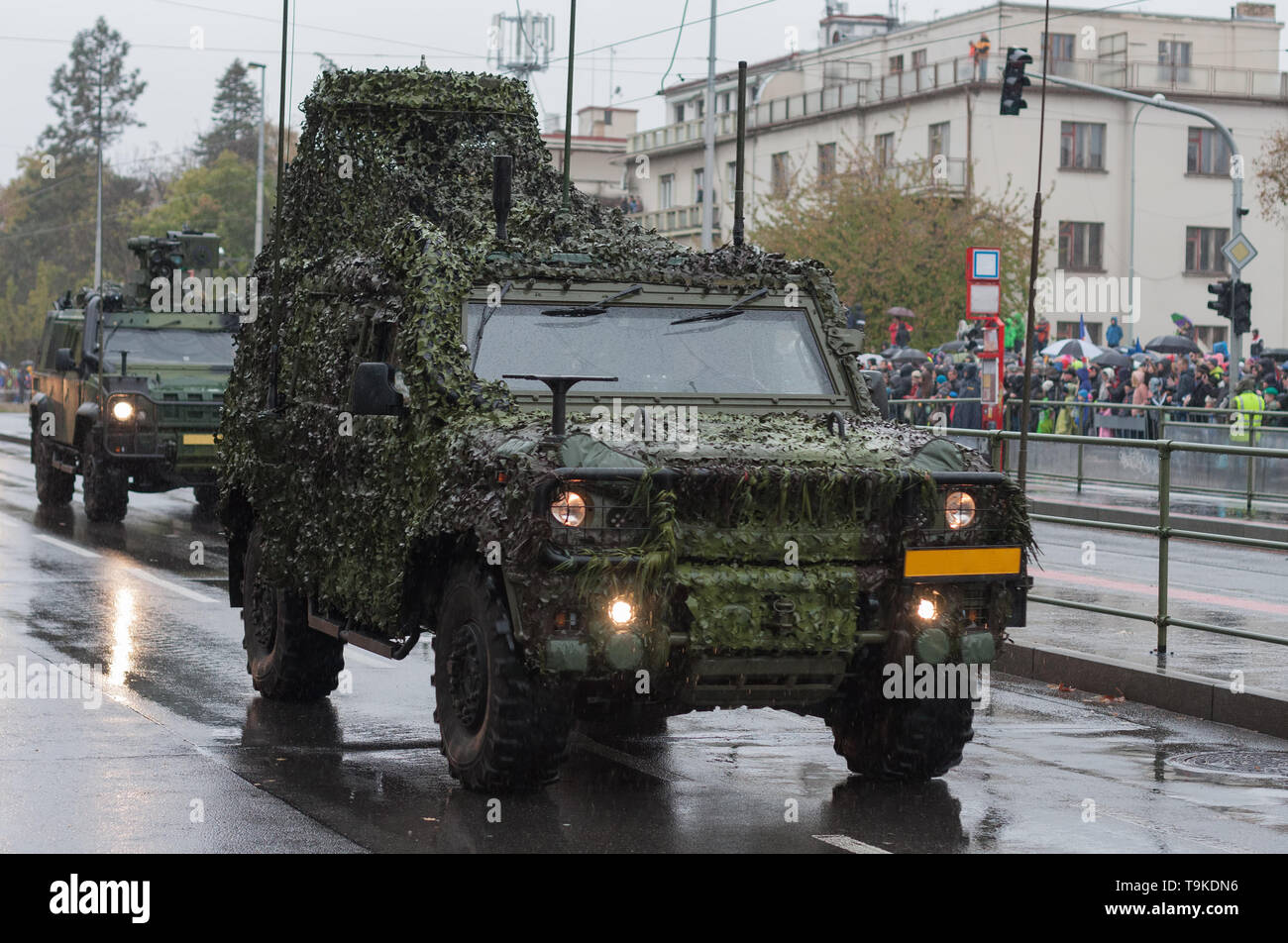 Light multirole vehicle, infantry mobility vehicle on military parade ...