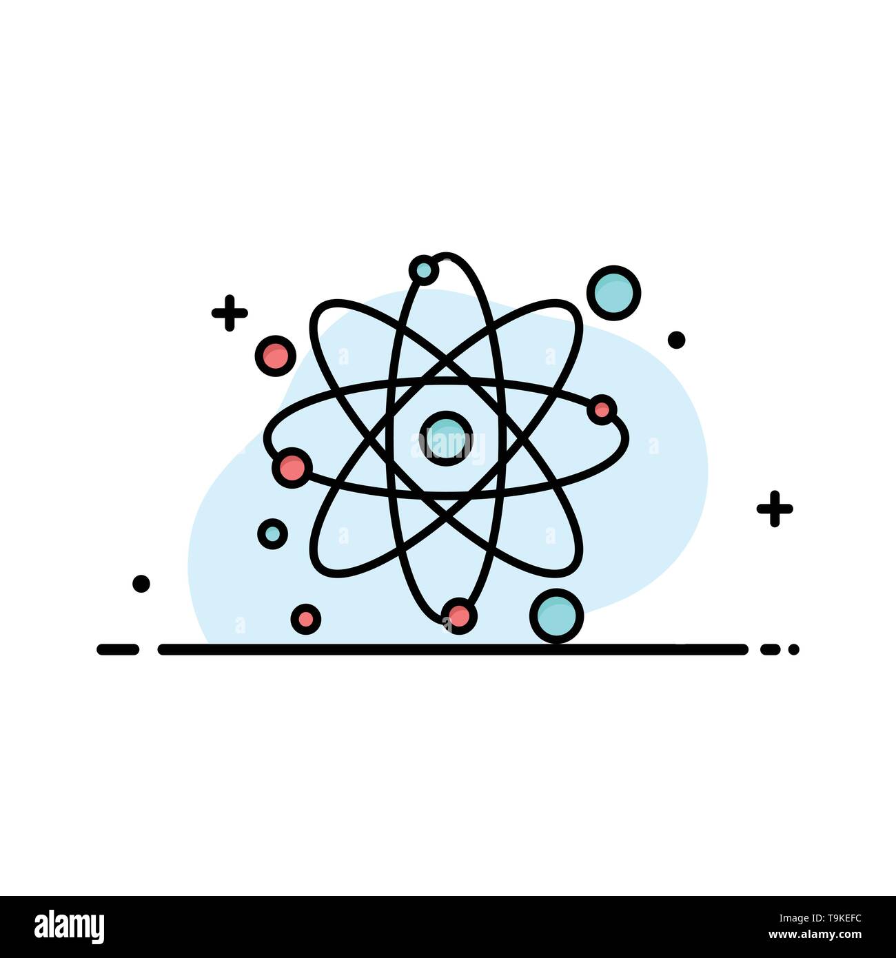 Atom particle Stock Vector Images - Alamy