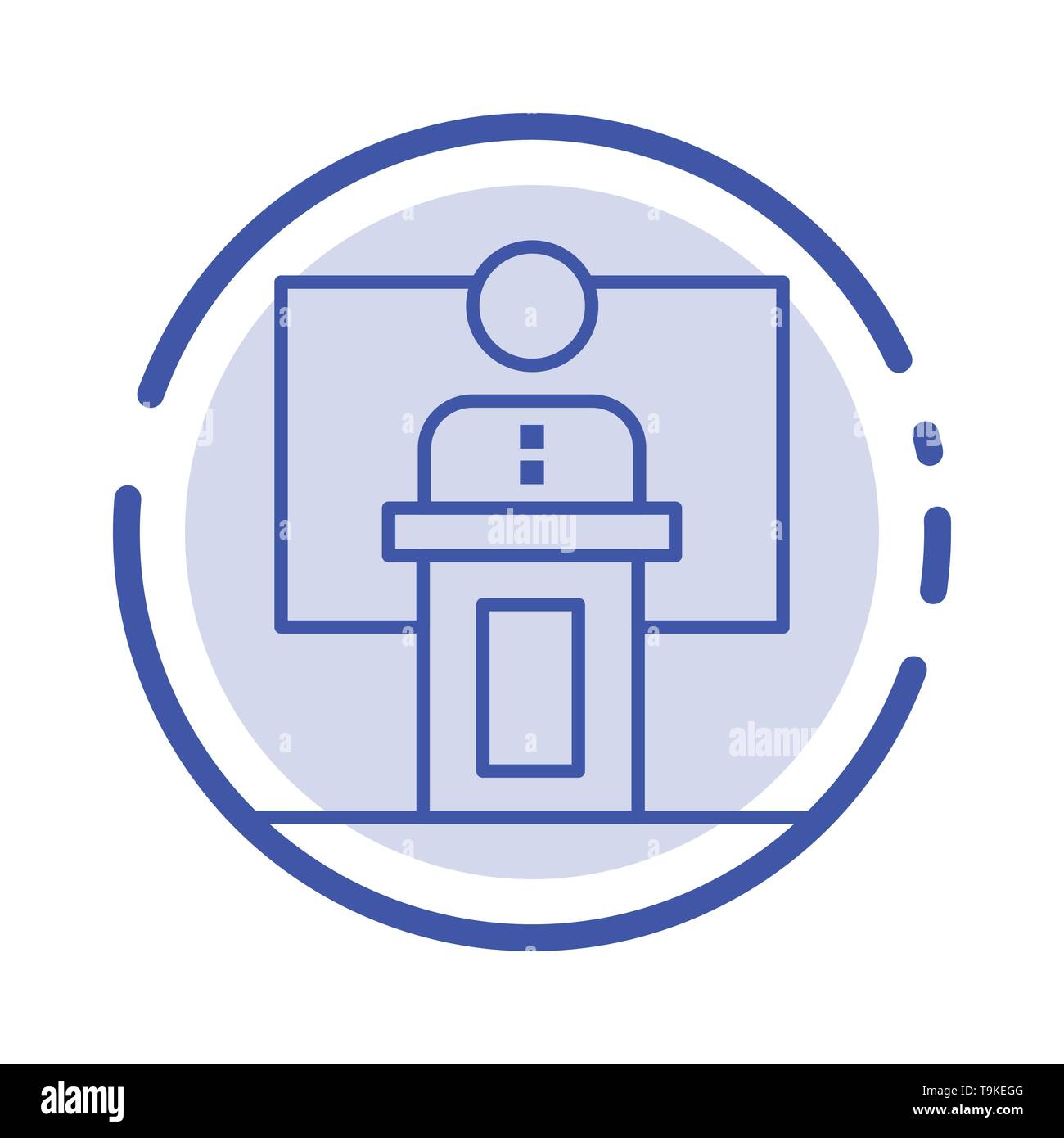 Blue conference room Stock Vector Images - Alamy