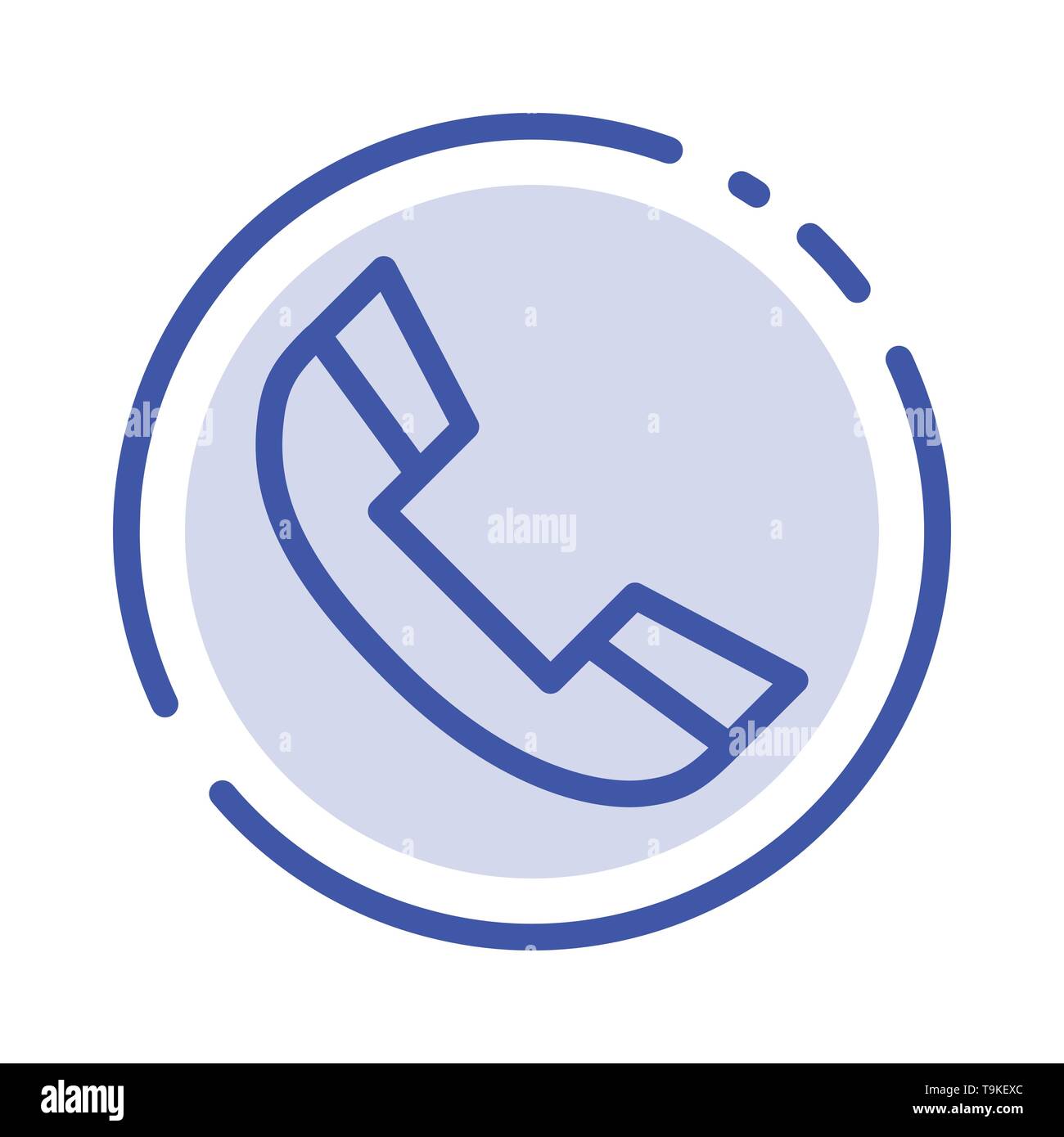 Dotted line phone Stock Vector Images - Alamy