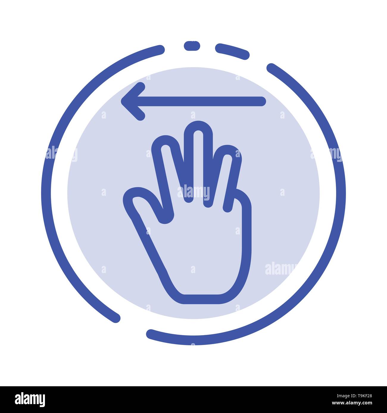 Hand drawn dotted arrows hi-res stock photography and images - Alamy