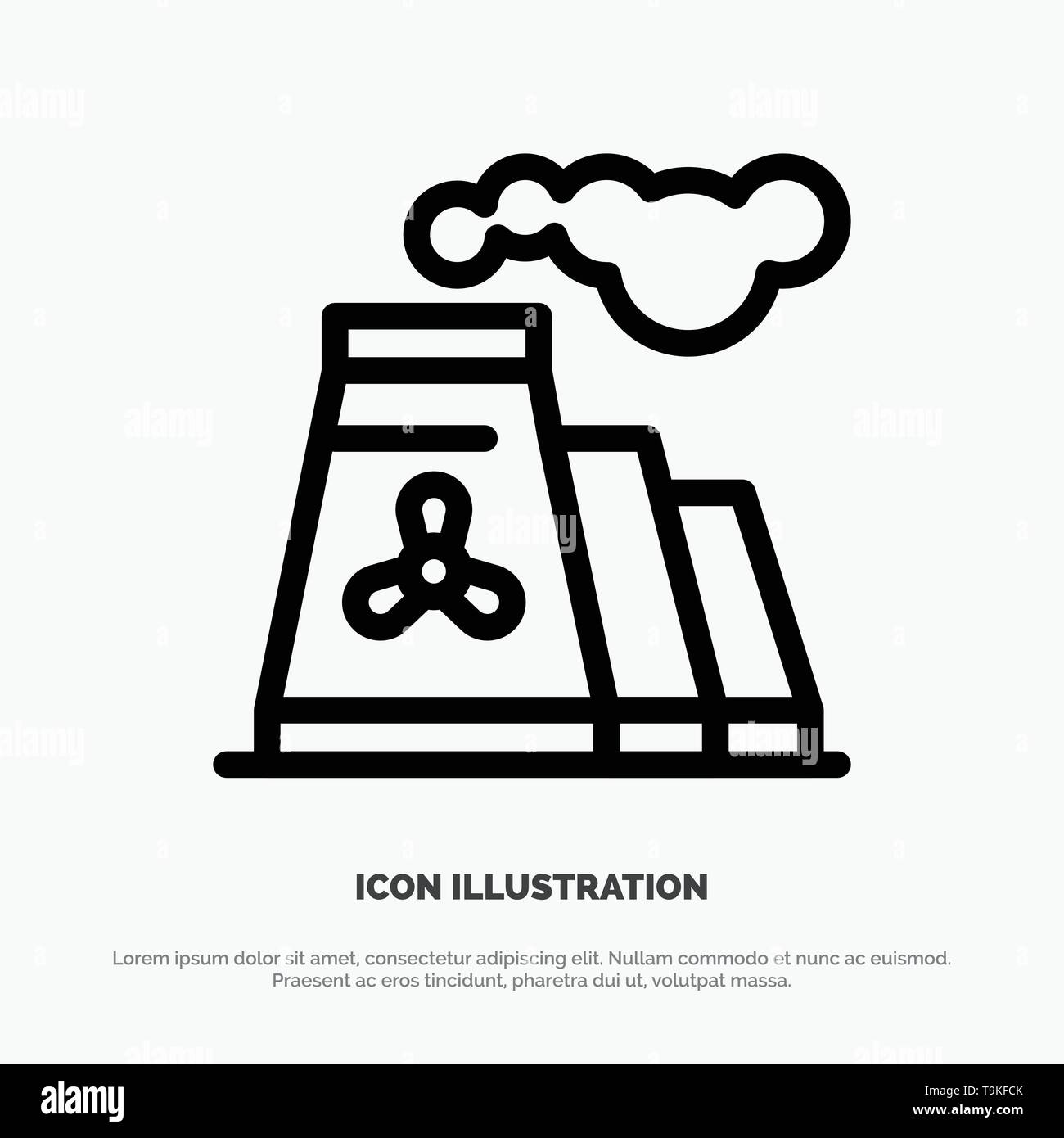 Electricity production icon Stock Vector Images - Alamy