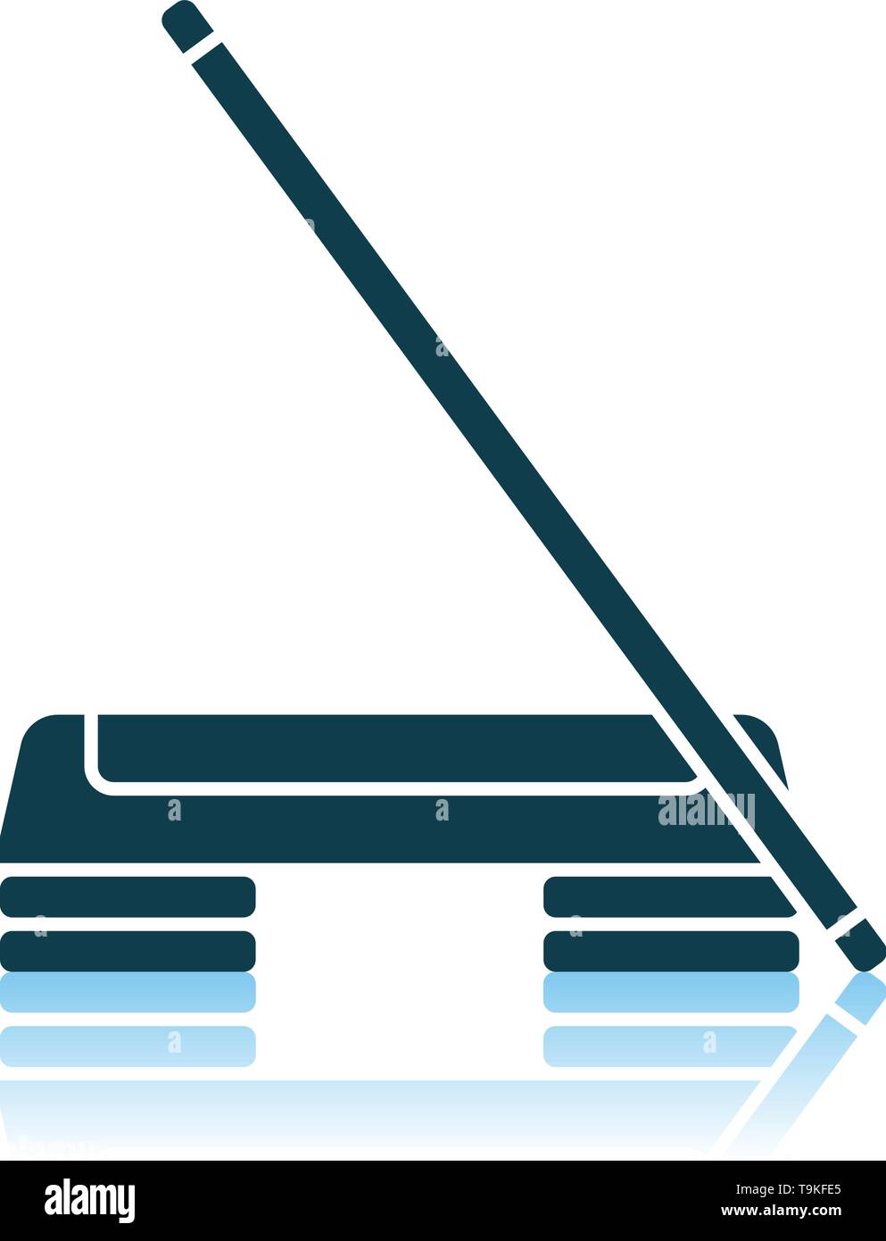 Step aerobics Stock Vector Images - Alamy