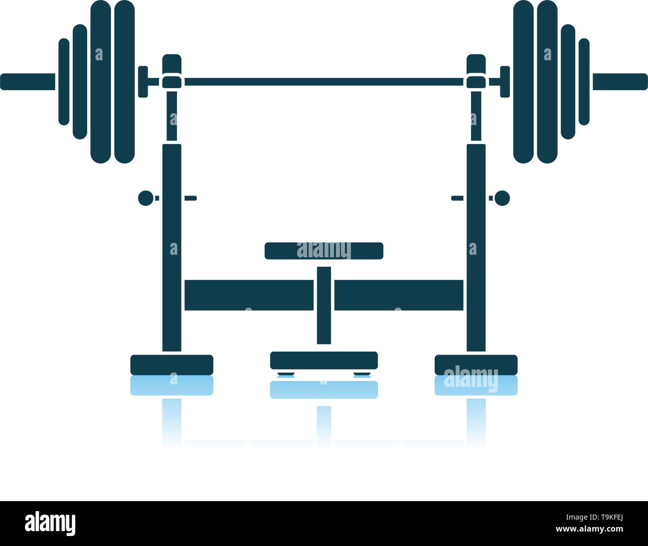 Bench isolated shadow Stock Vector Images - Alamy