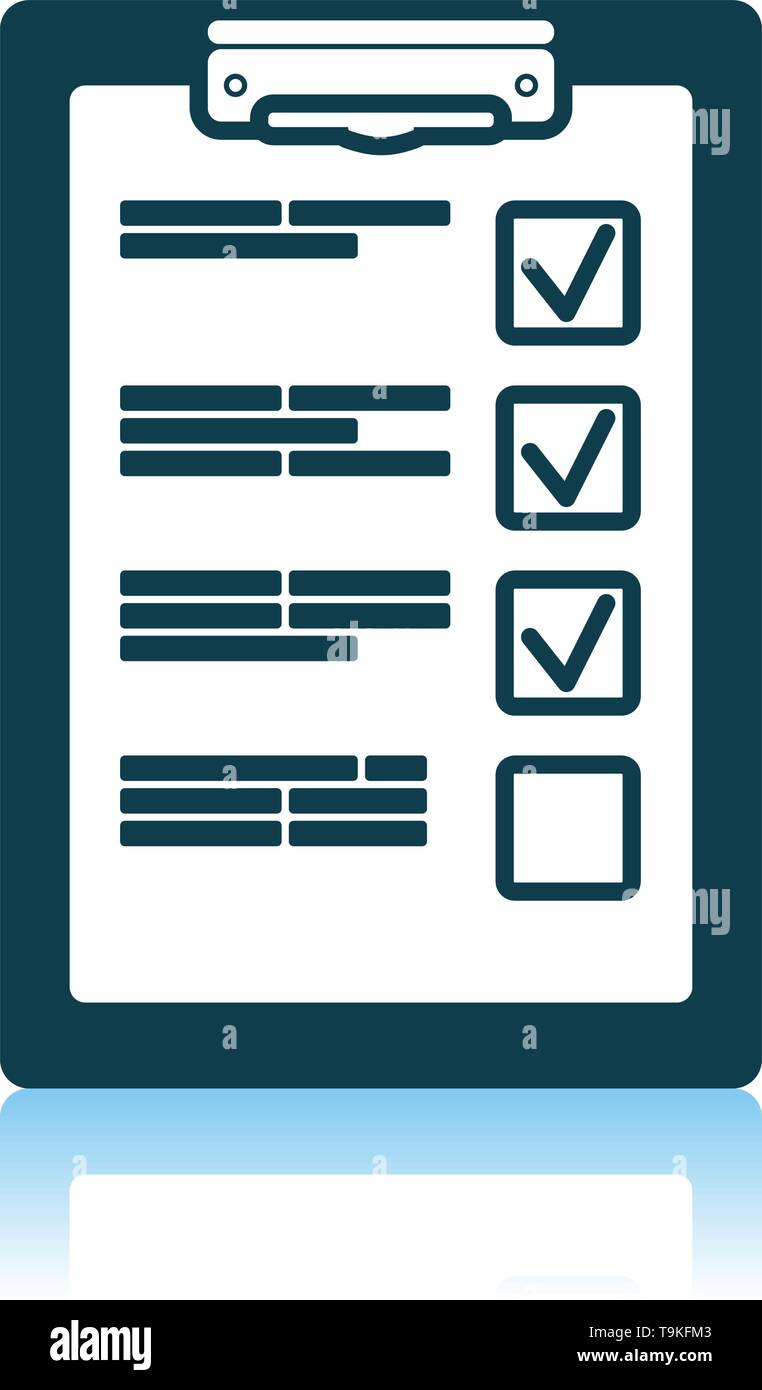 Reflection clipboard Stock Vector Images - Alamy