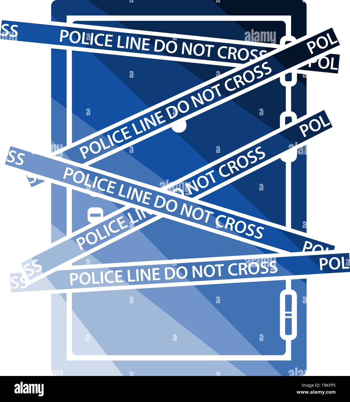 Stop sign ladder Stock Vector Images - Alamy