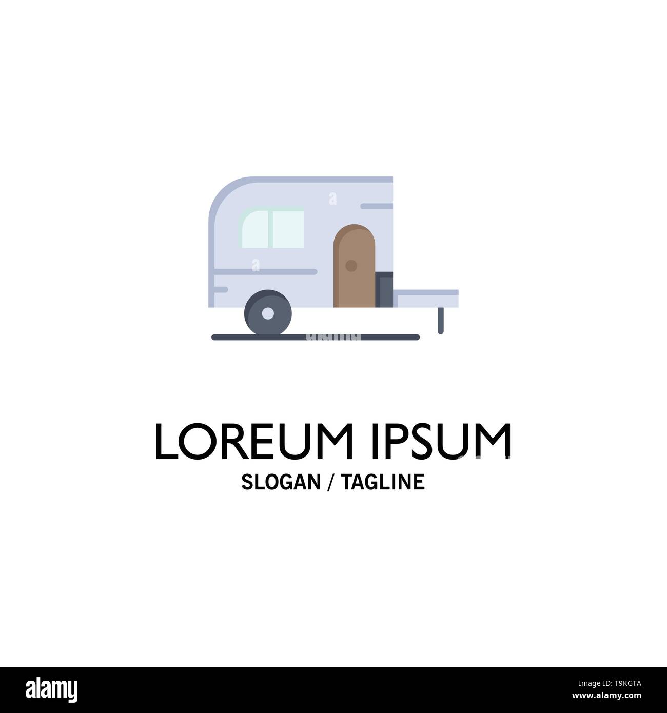 Caravan sign caravan logo Cut Out Stock Images & Pictures - Alamy