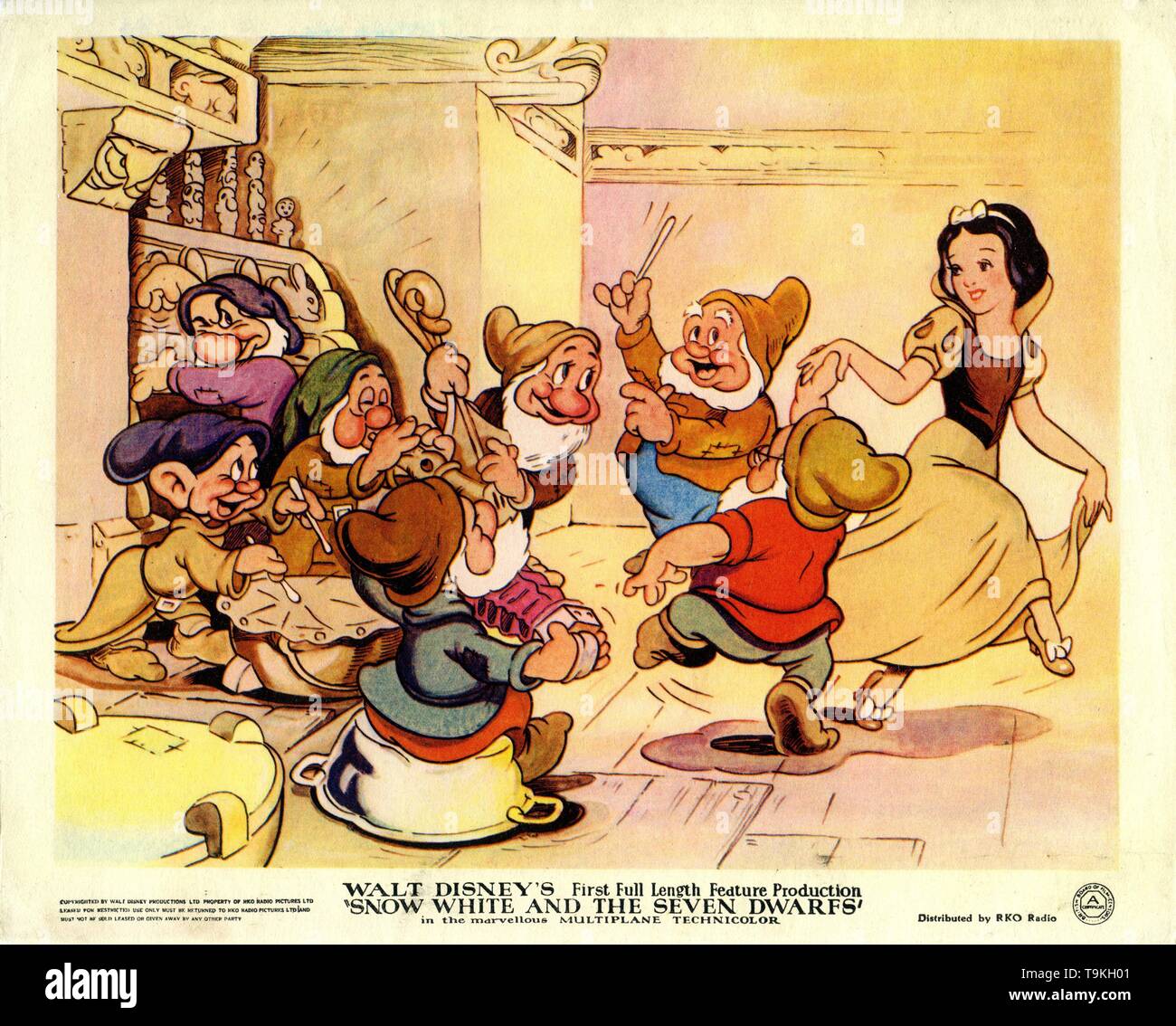 Walt Disney's SNOW WHITE AND THE SEVEN DWARFS 1937 supervising director ...