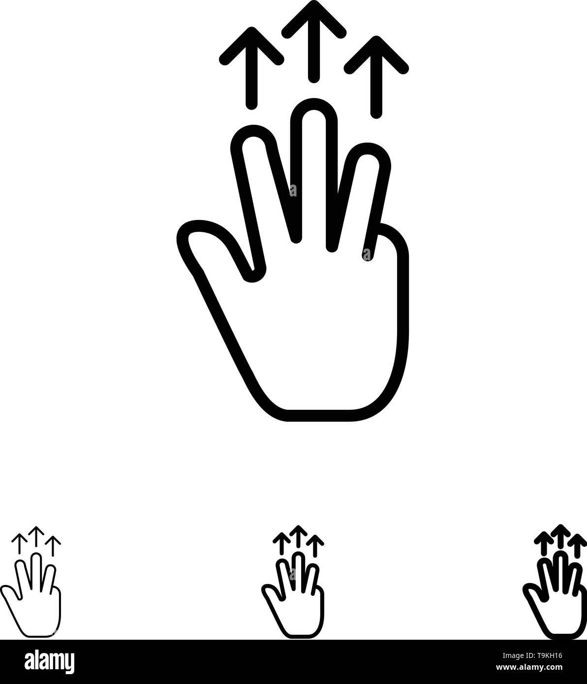 Three Finger Clip Art