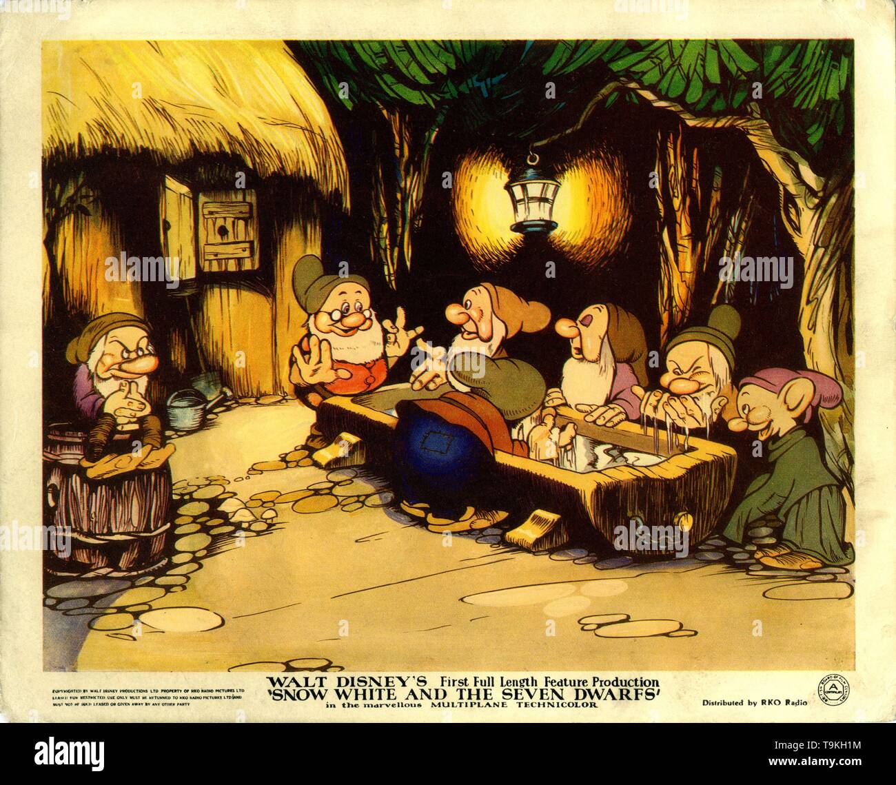 Walt Disney's SNOW WHITE AND THE SEVEN DWARFS 1937 supervising director ...