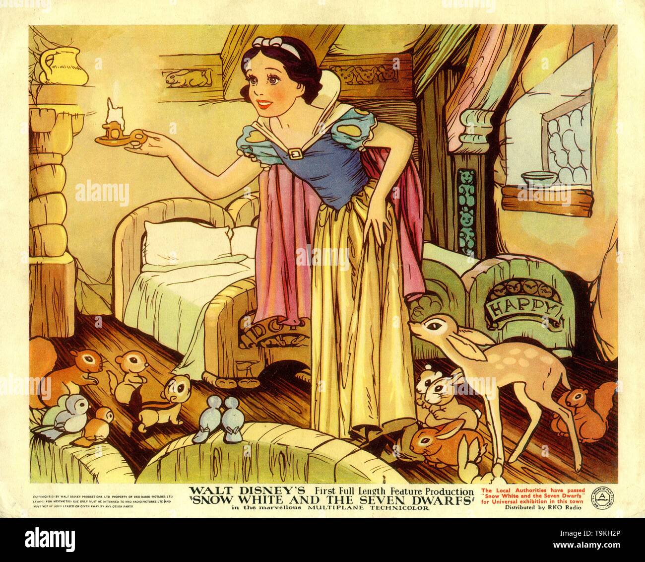 Walt Disney's SNOW WHITE AND THE SEVEN DWARFS 1937 supervising director ...