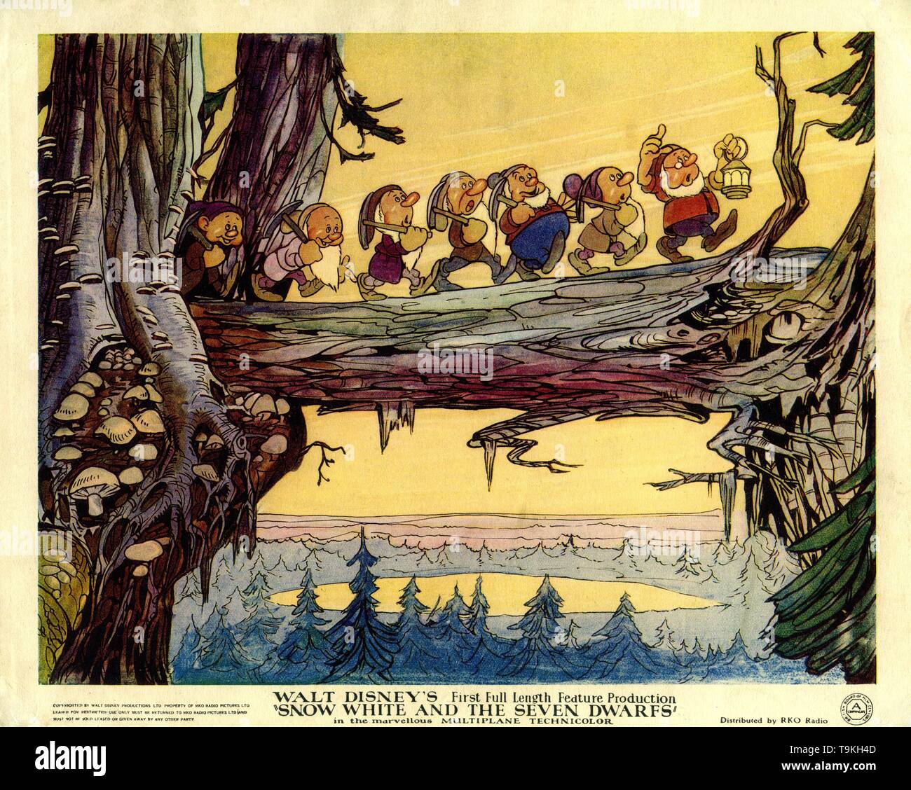 Walt Disney's SNOW WHITE AND THE SEVEN DWARFS 1937 supervising director ...